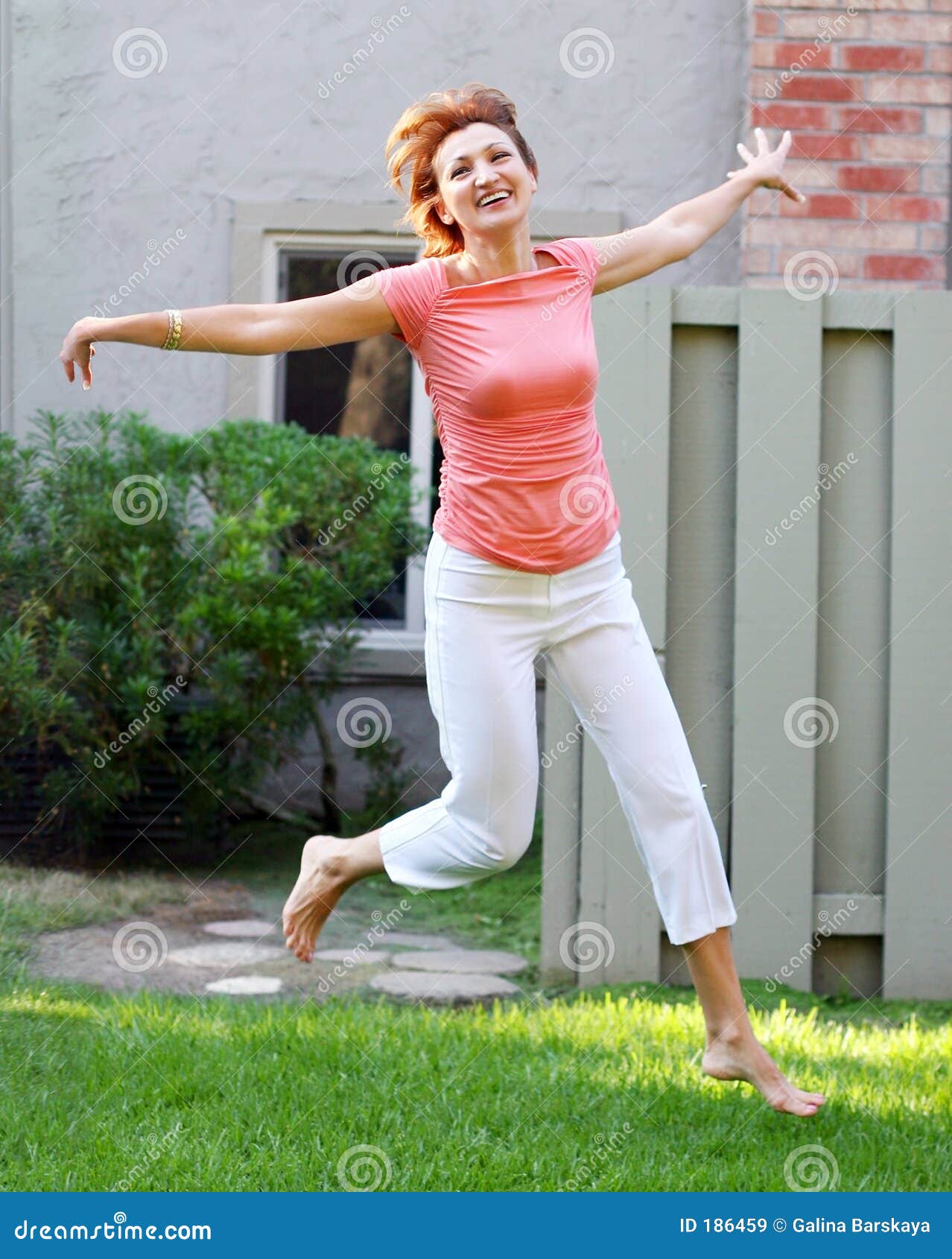 Happy woman stock image. Image of cool, health, active - 186459