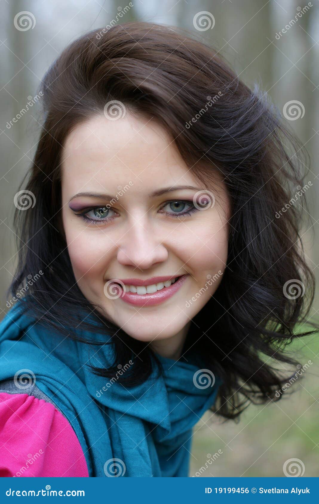 Happy woman stock photo. Image of closeup, caucasian - 19199456