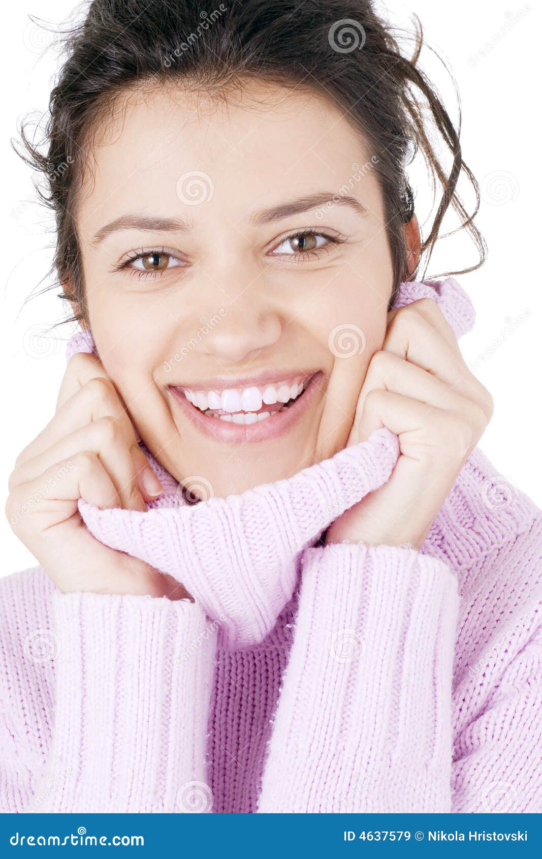 Happy woman stock image. Image of freshness, enjoyment - 4637579