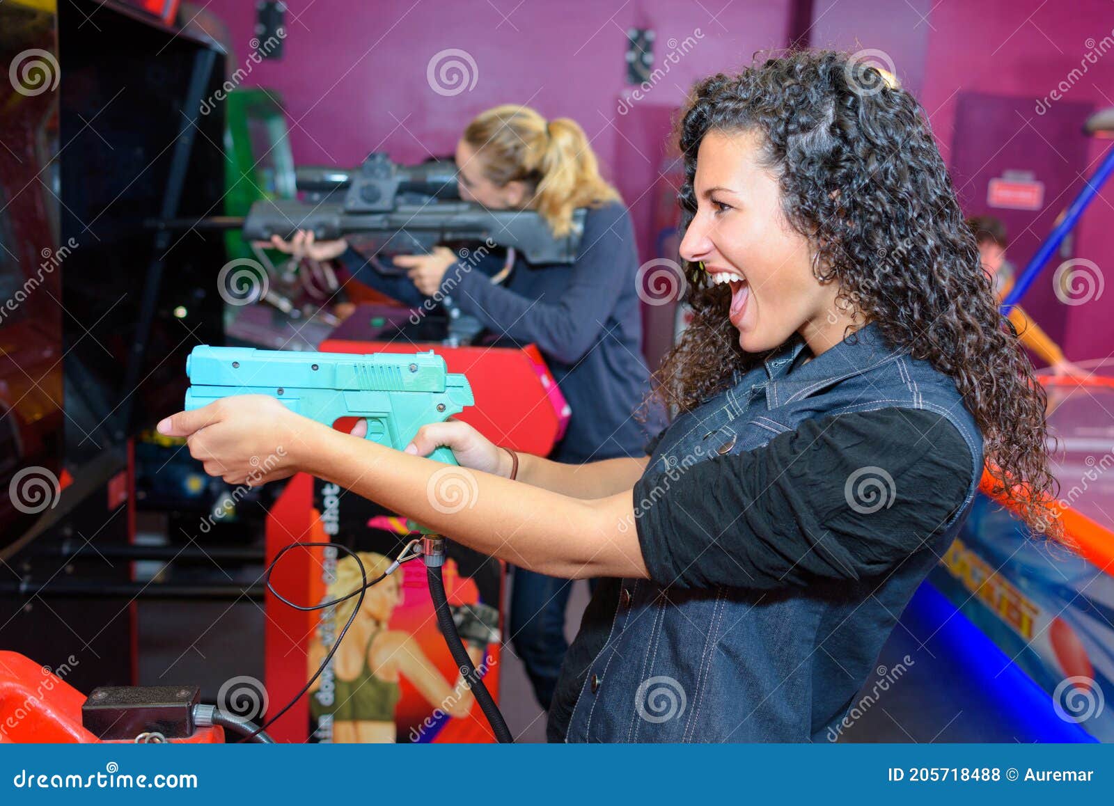 1,894 Arcade Woman Stock Photos - Free & Royalty-Free Stock Photos from ...
