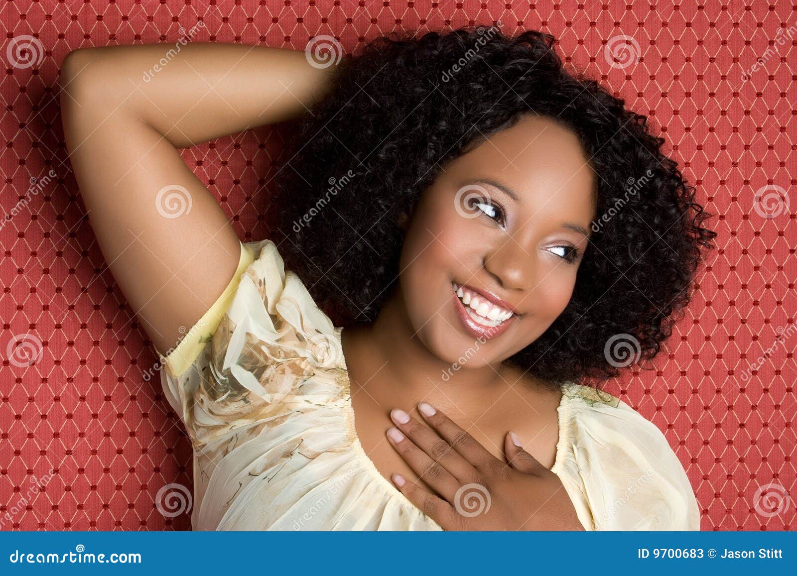 Happy Woman Laughing stock image. Image of hair, expression - 9700683