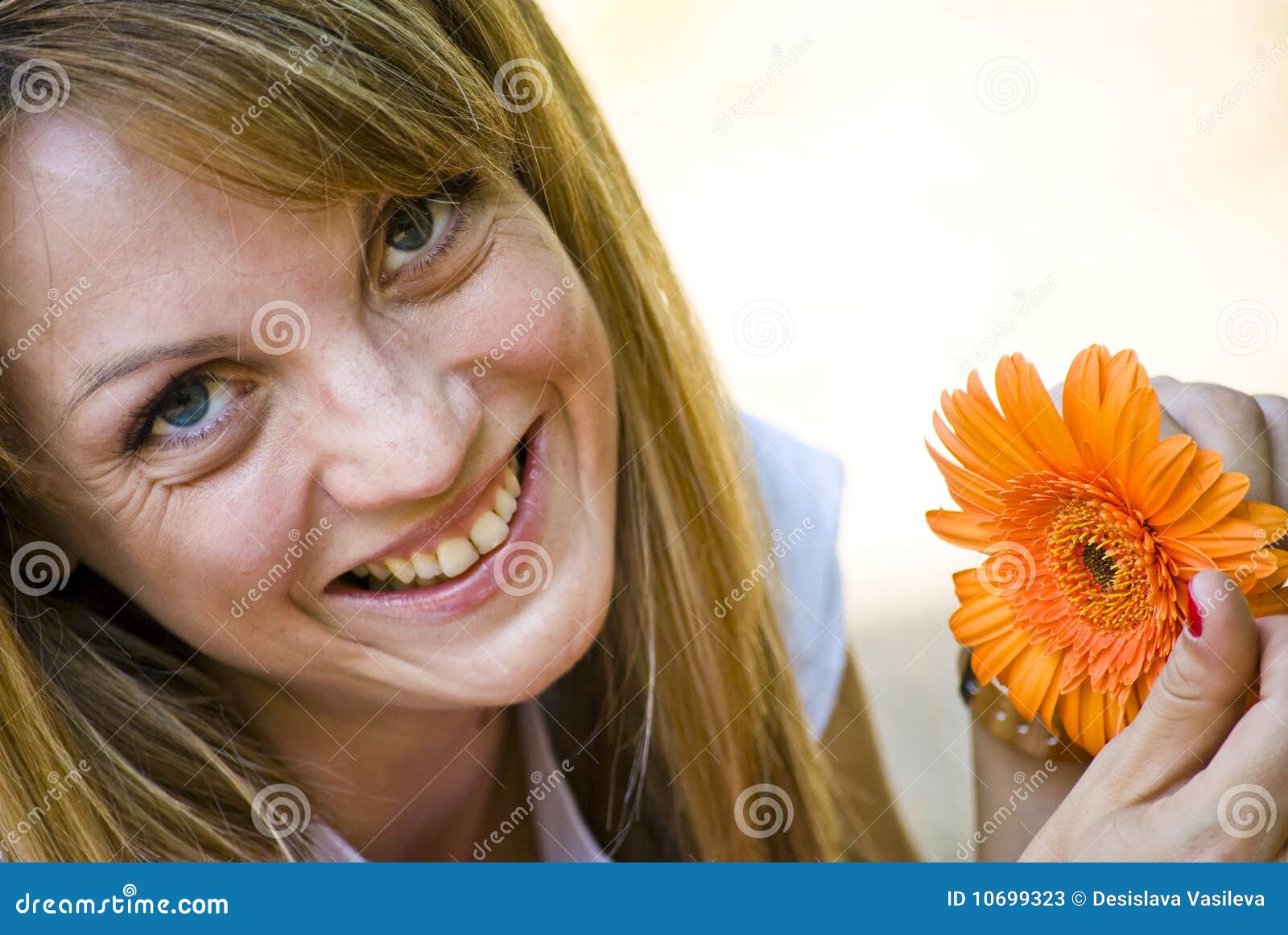 Happy woman portrait stock image. Image of happiness - 10699323