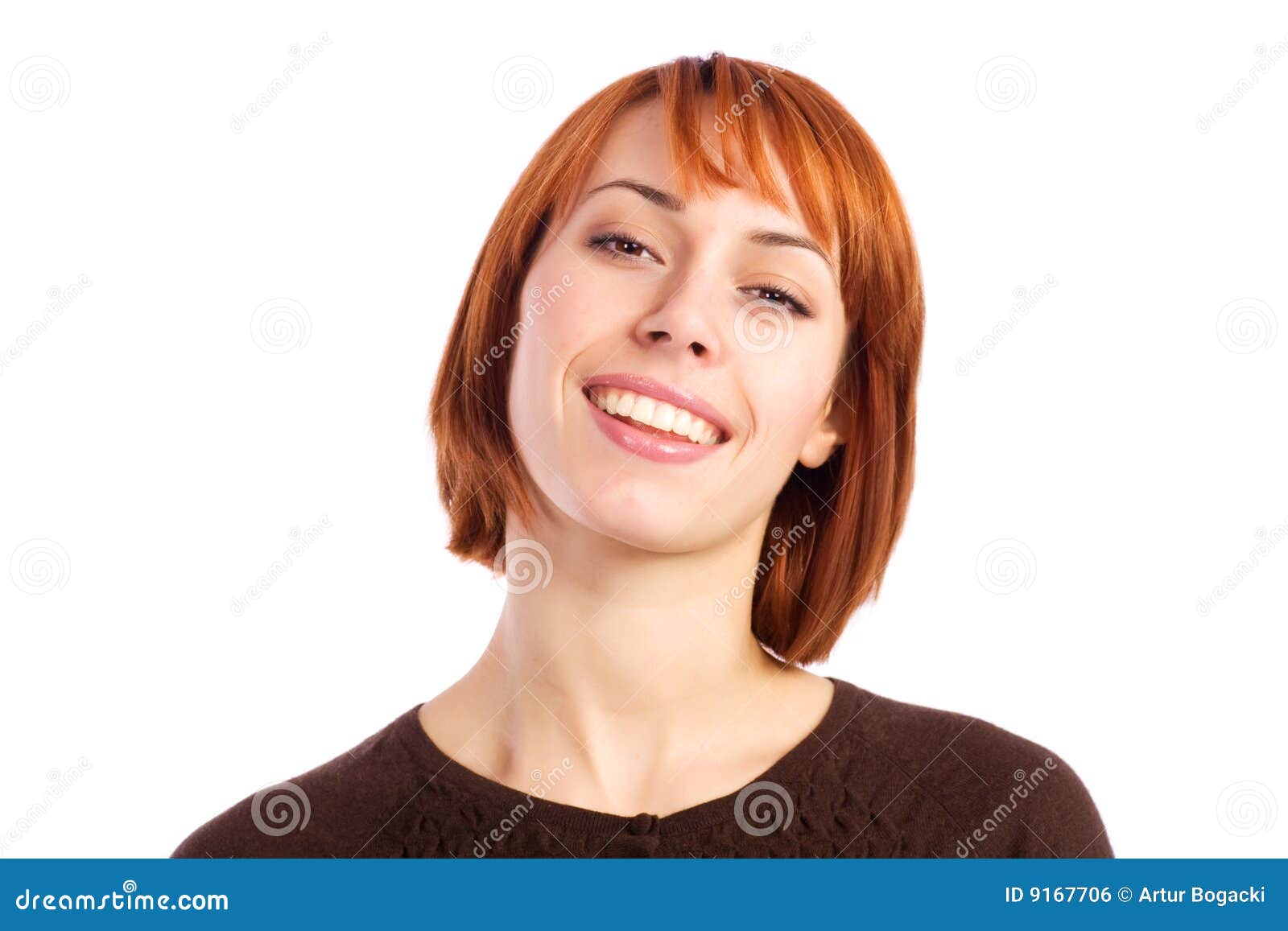 Happy Woman Portrait stock photo. Image of beauty, human - 9167706