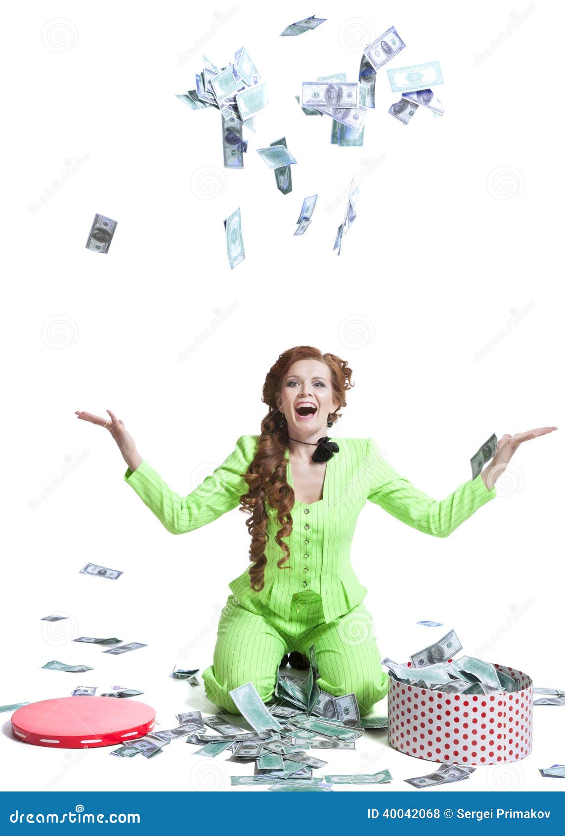 Rich Uncle Pennybags Throwing Money