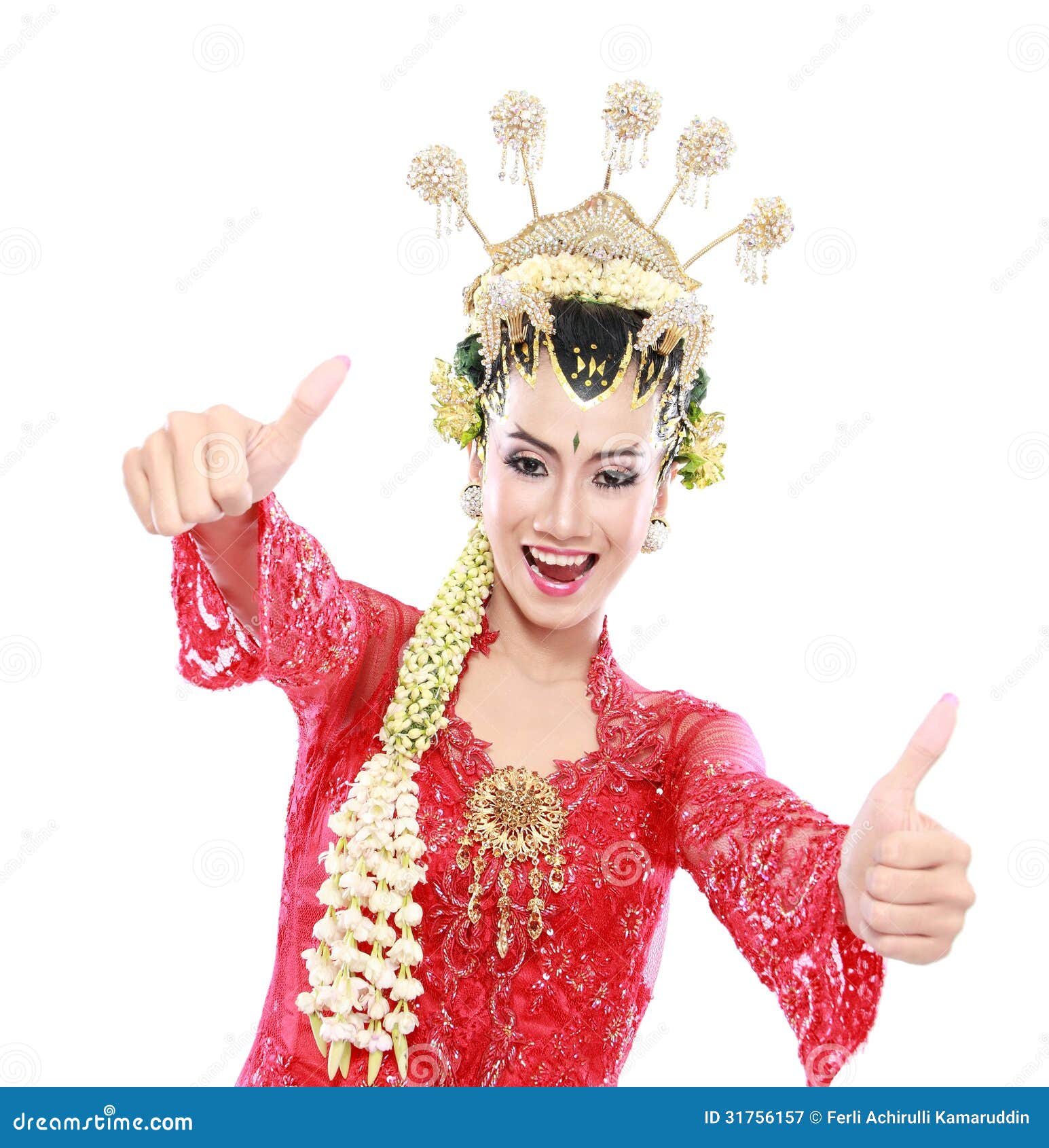 Traditional Java Wedding Couple Stock Image | CartoonDealer.com #30829741