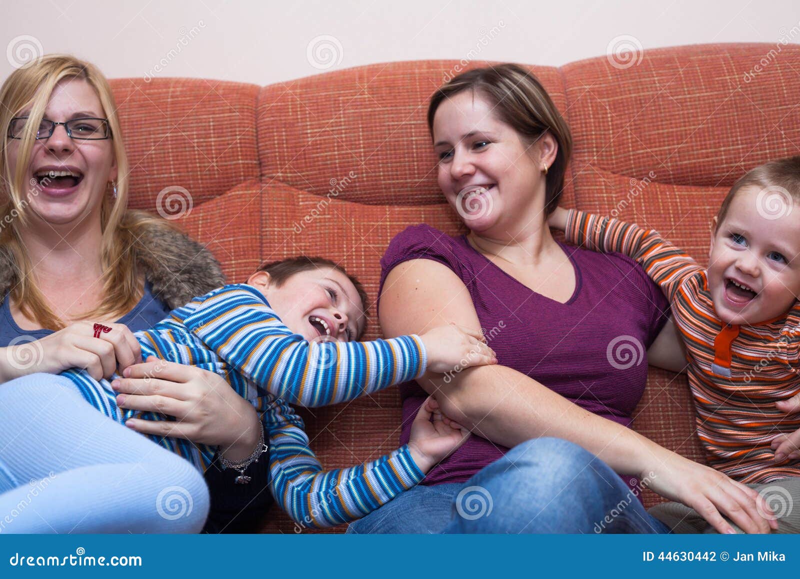 Happy women with children stock photo. Image of parenting - 44630442