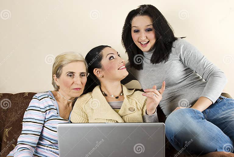 Happy women conversation stock image. Image of discuss - 12224387
