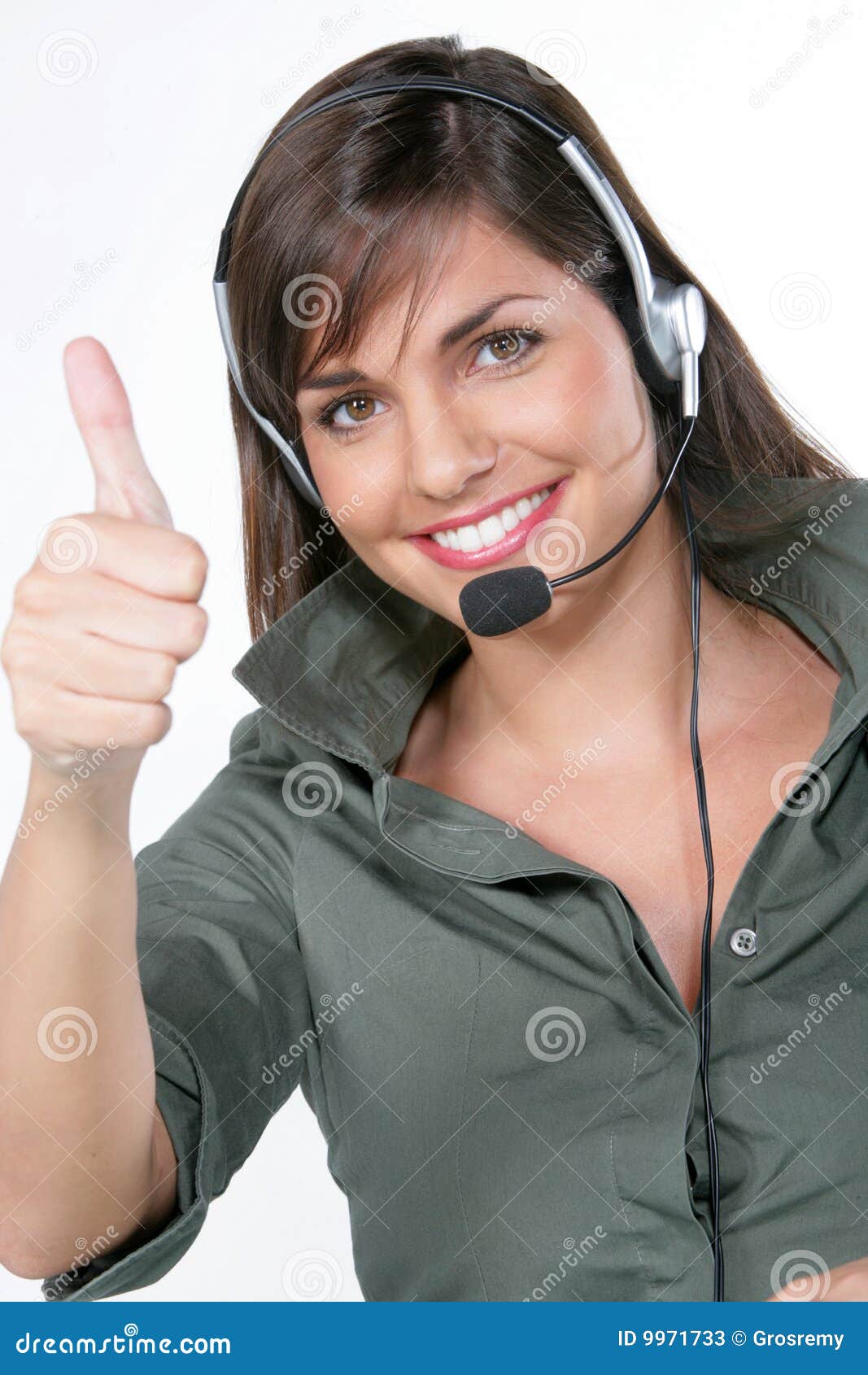Happy women on the phone stock image. Image of helpline - 9971733
