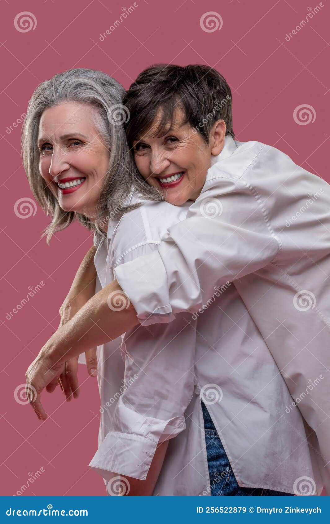 Happy Smiling Women Hugging and Looking Amazing Stock Image - Image of ...