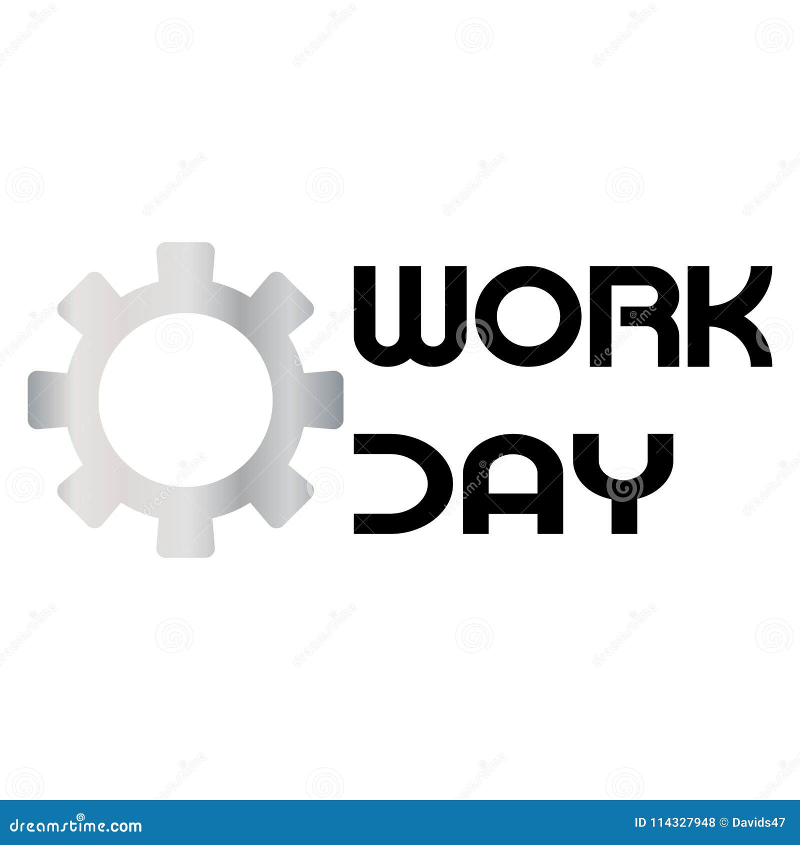 Happy Work Day stock vector. Illustration of celebration - 114327948