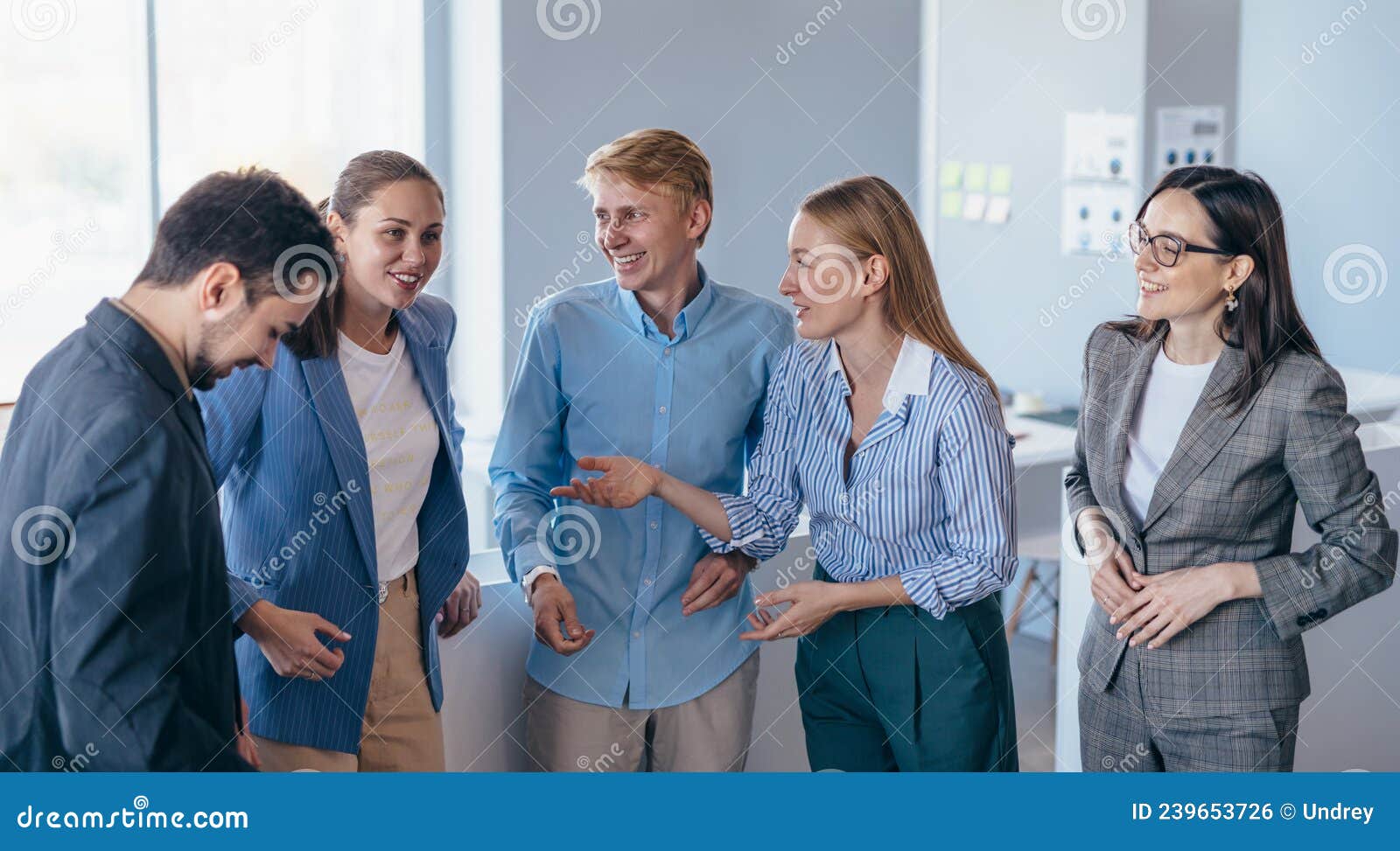 Happy Work Team during Break Time in Office Stock Photo - Image of ...