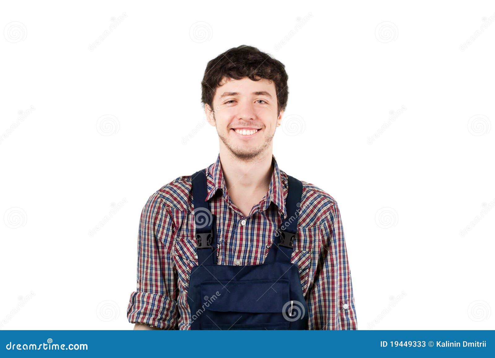 Happy worker stock image. Image of looking, success, camera - 19449333