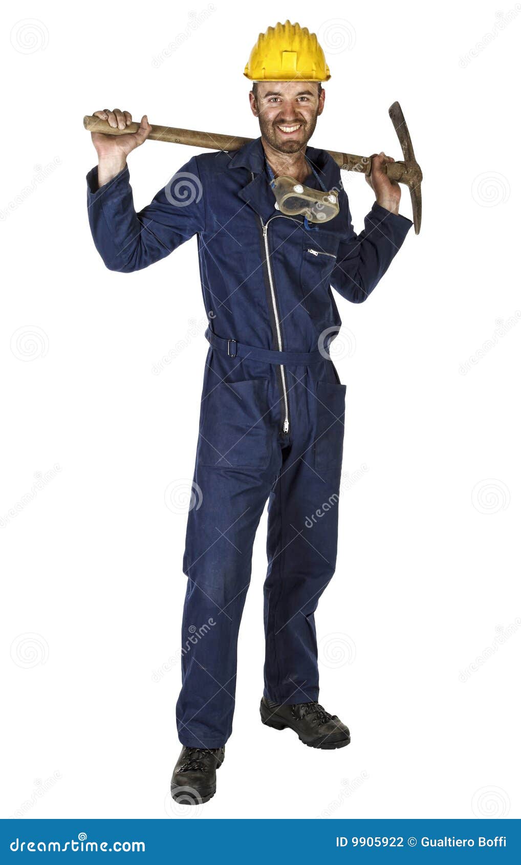 Happy worker stock photo. Image of carpenter, professional - 9905922