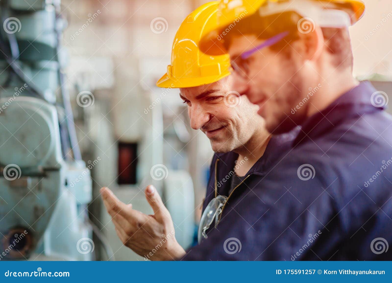 Happy Worker, Smiling Industrial Technician Engineer Enjoy Working ... Happy Worker, Smiling Industrial Technician Engineer Enjoy Working ...
