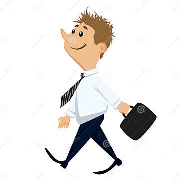 Happy working man stock vector. Illustration of cartoon - 58573797