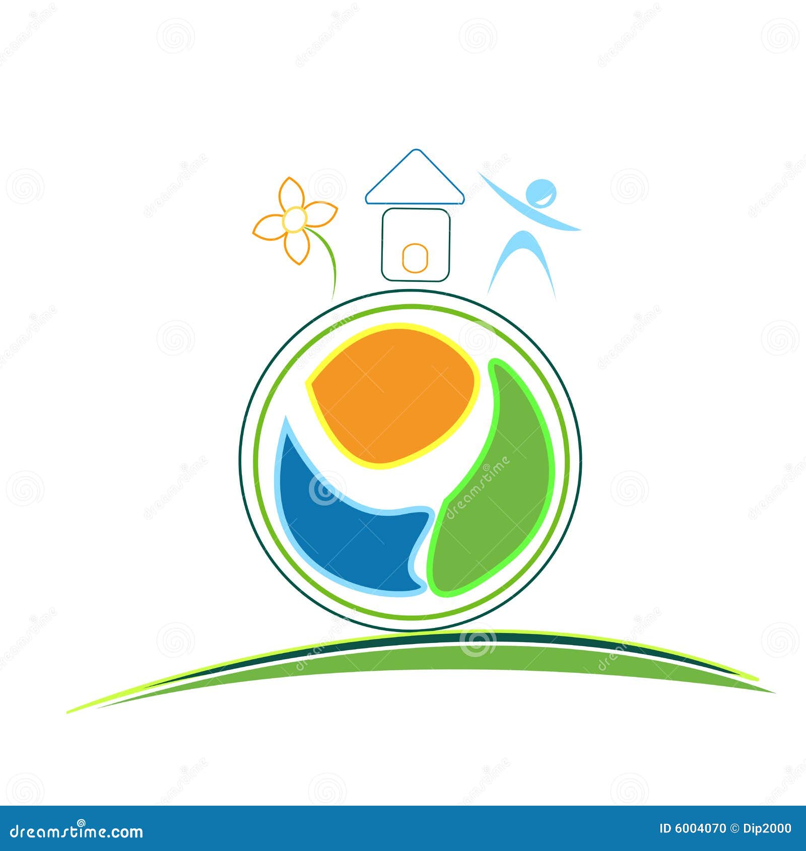 Happy world stock vector. Illustration of friends, health - 6004070