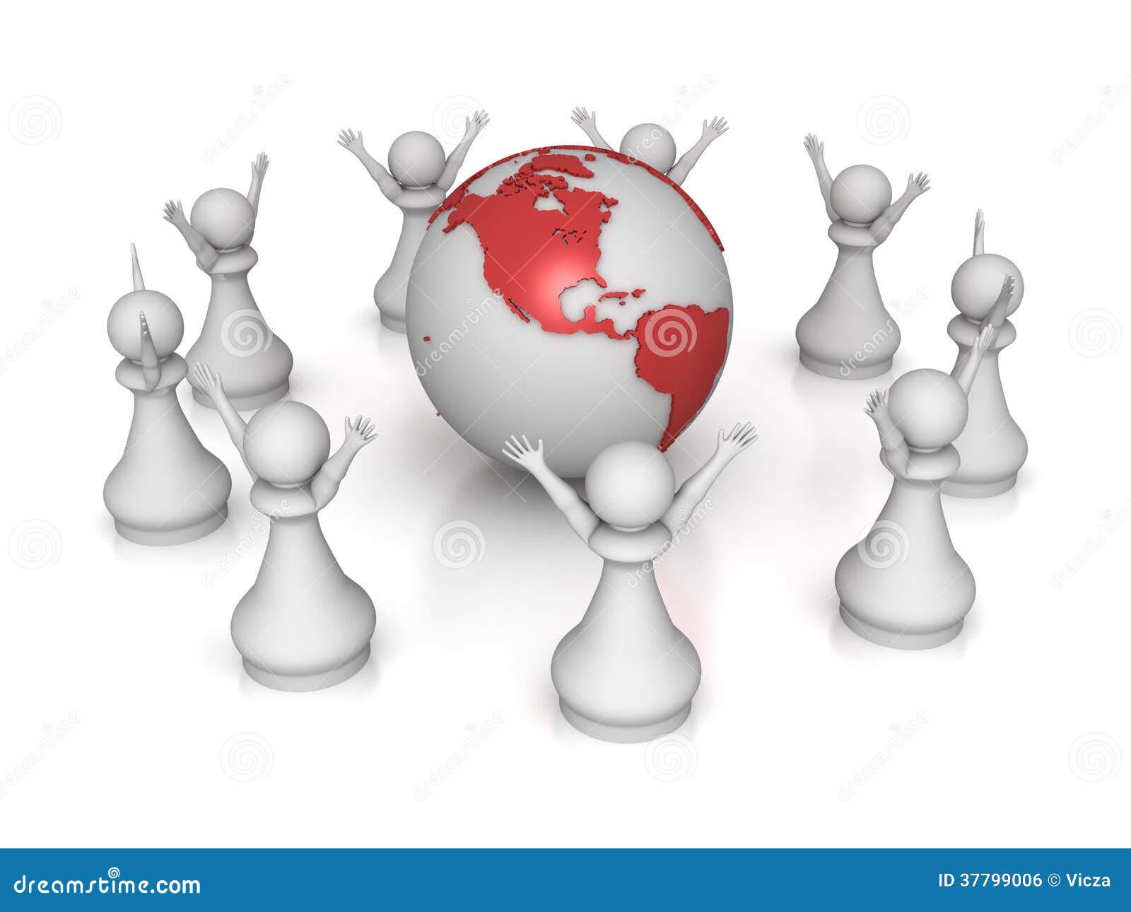 Happy world stock illustration. Illustration of abstract - 37799006
