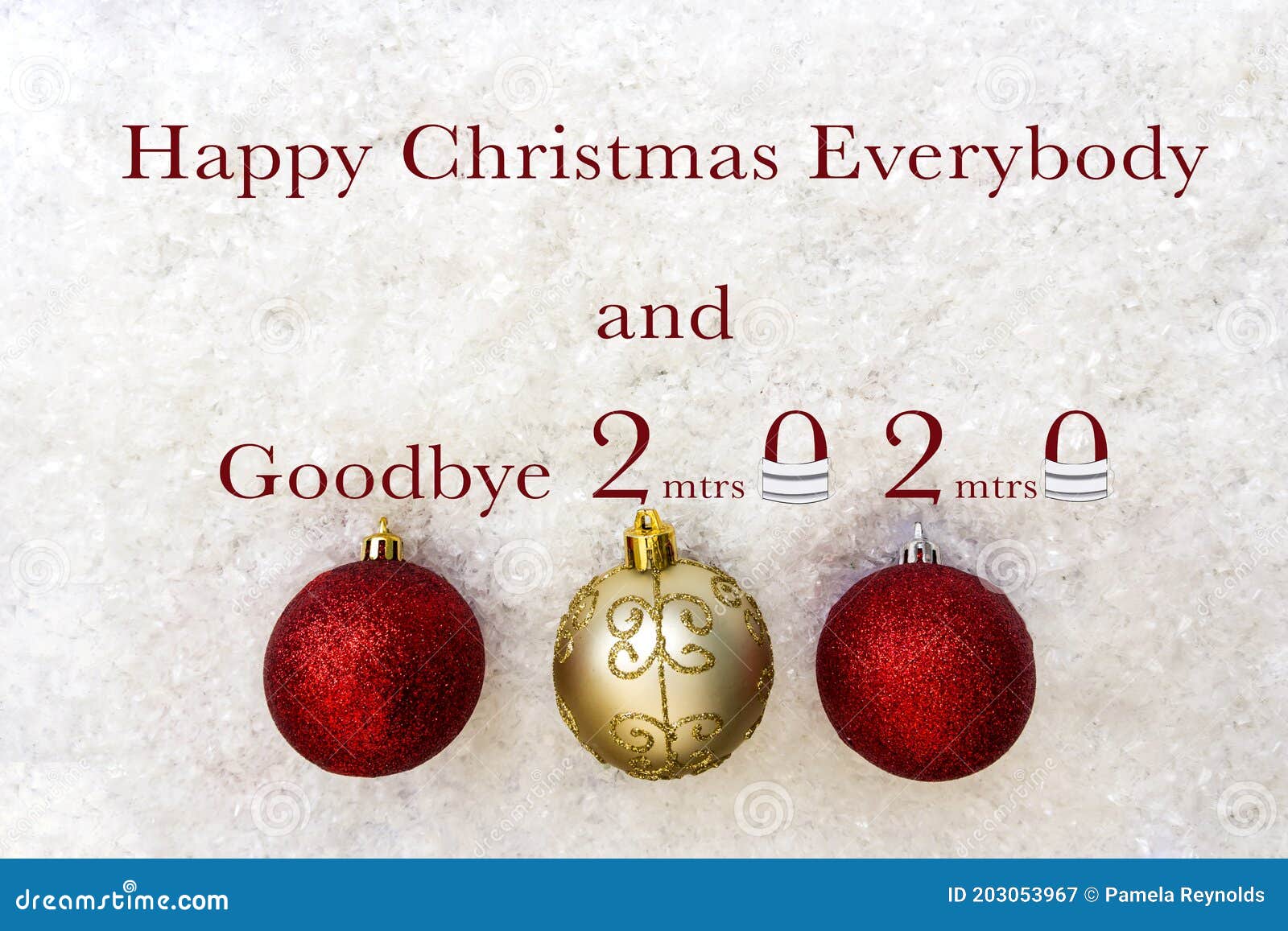 Happy Christmas and Goodbye To 2020 Stock Image - Image of abstract ...