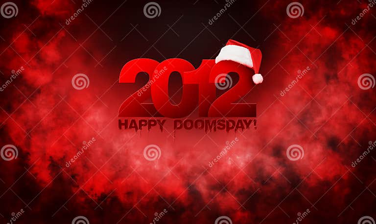 Happy year 2012 doomsday stock illustration. Illustration of doomsday ...
