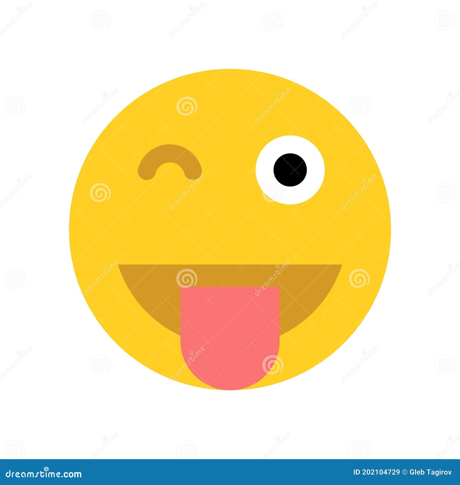 Happy yellow emoji face stock illustration. Illustration of head ...