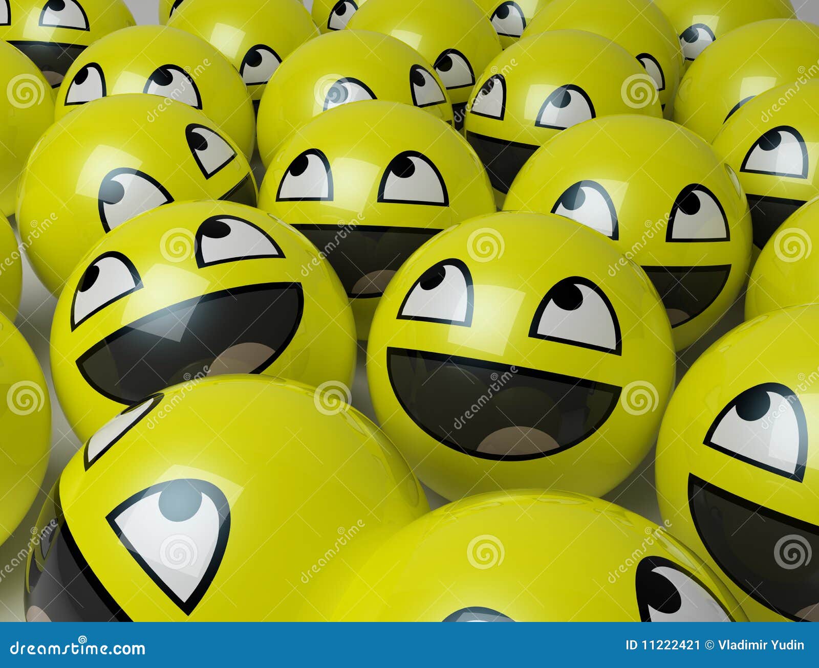 Happy yellow faces stock illustration. Illustration of friendly - 11222421