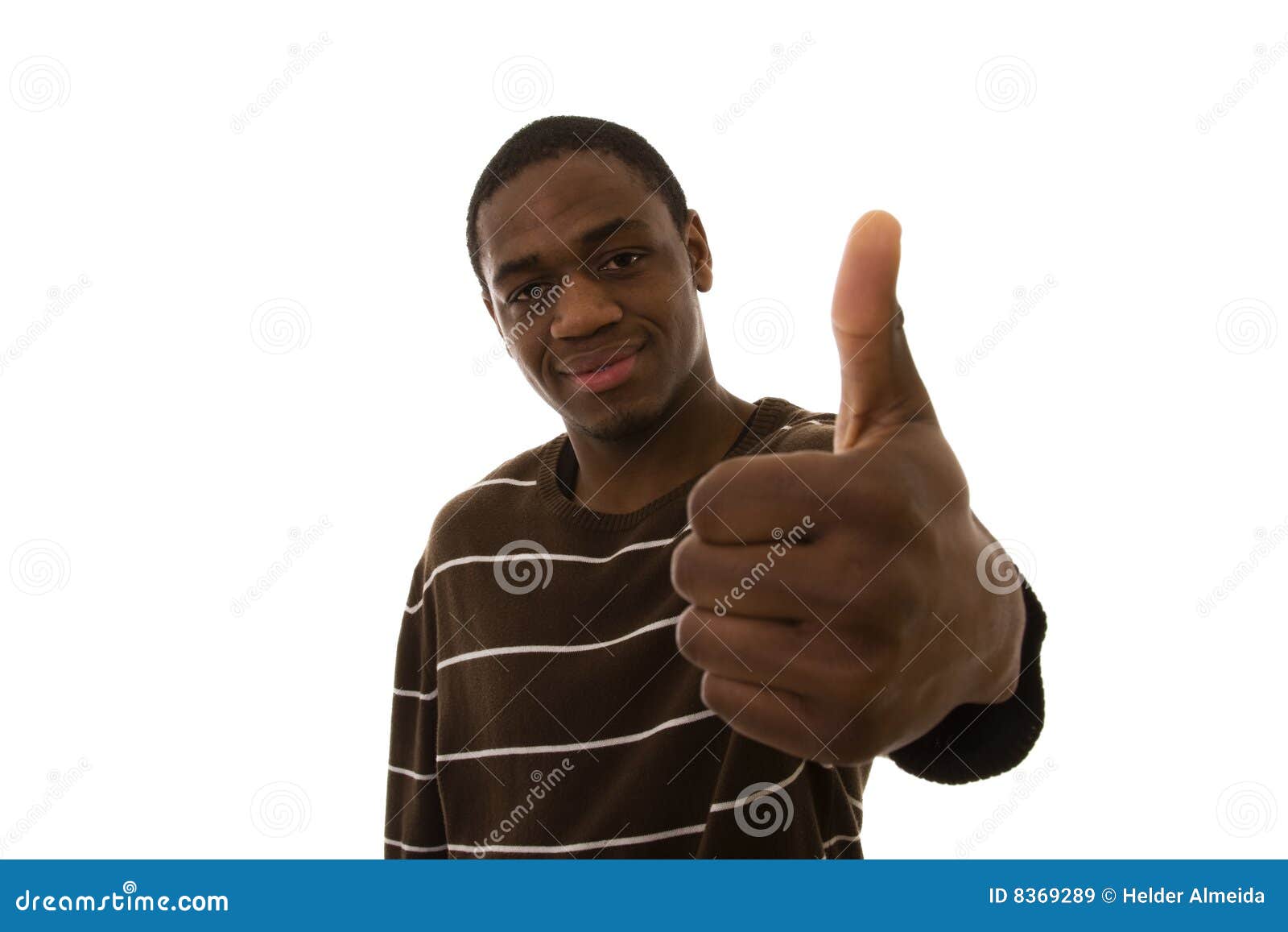 Happy young african man stock image. Image of perfect - 8369289