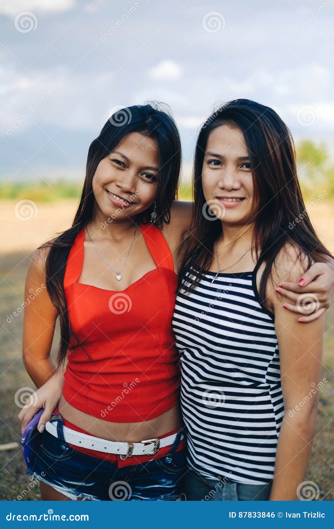 Happy Young Asian People Friendship Stock Photo - Image of bonding ...