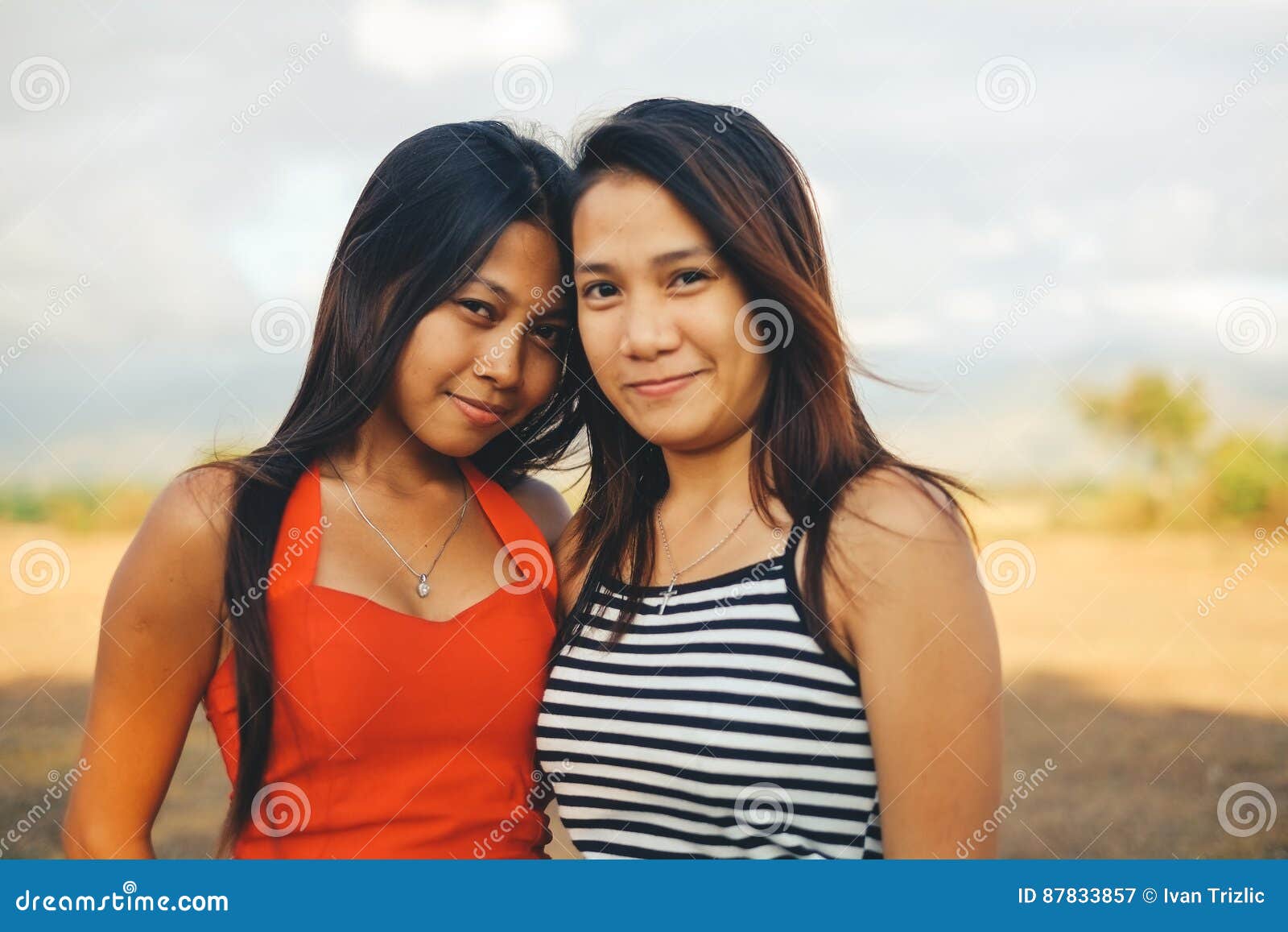 Happy Young Asian People Friendship Stock Image - Image of smiling ...