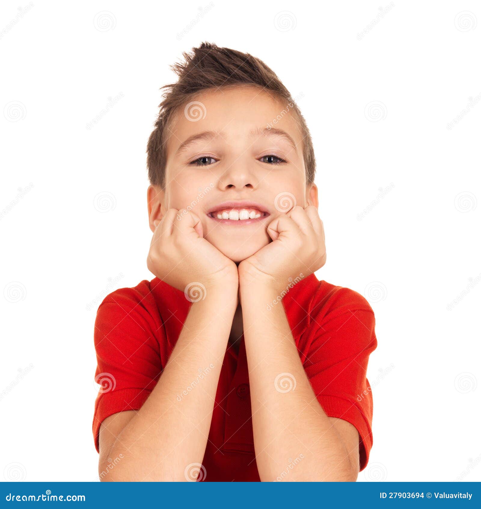 Happy young boy stock photo. Image of front, laugh, adorable - 27903694