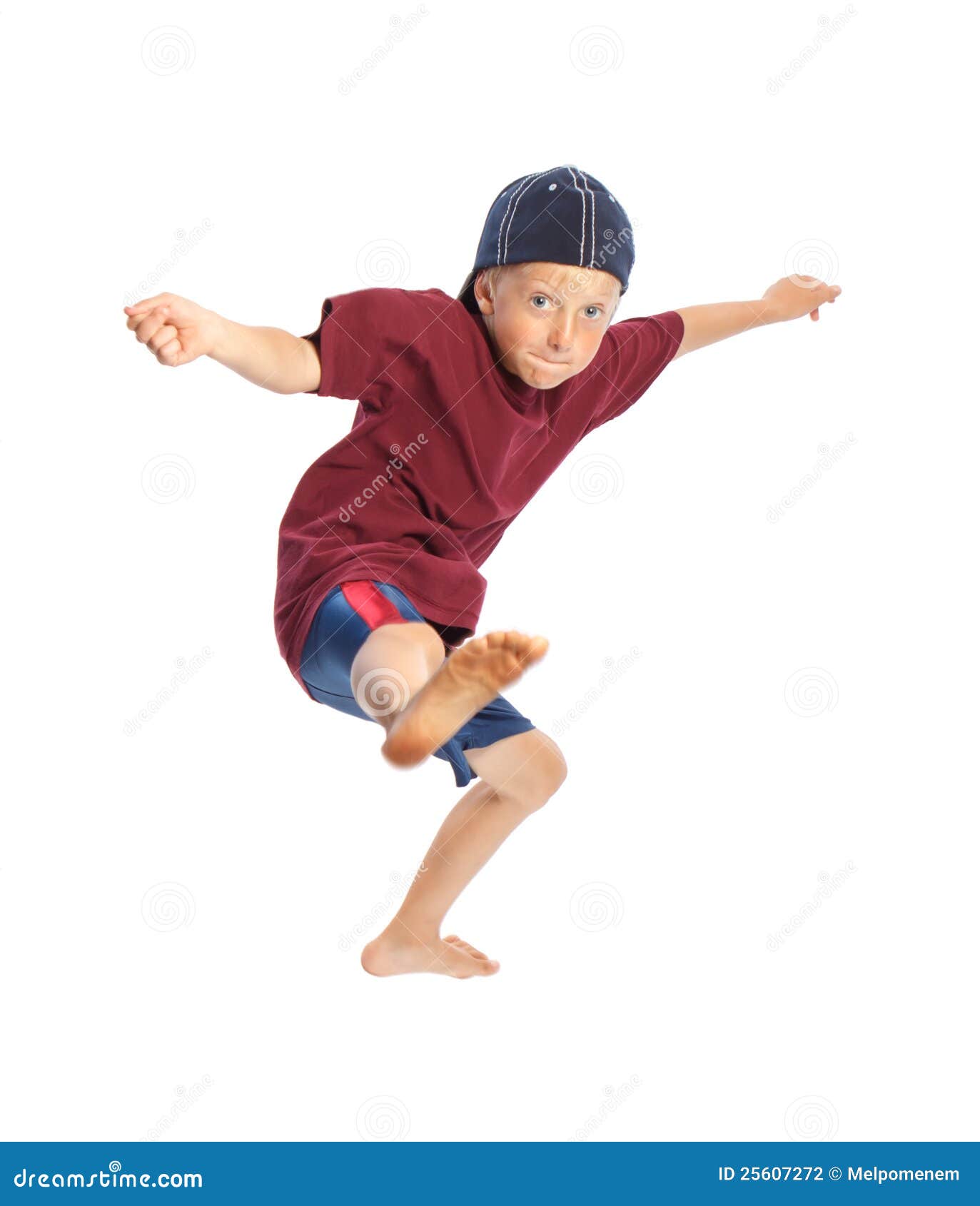 Happy Young Boy Jumping stock photo. Image of energetic - 25607272