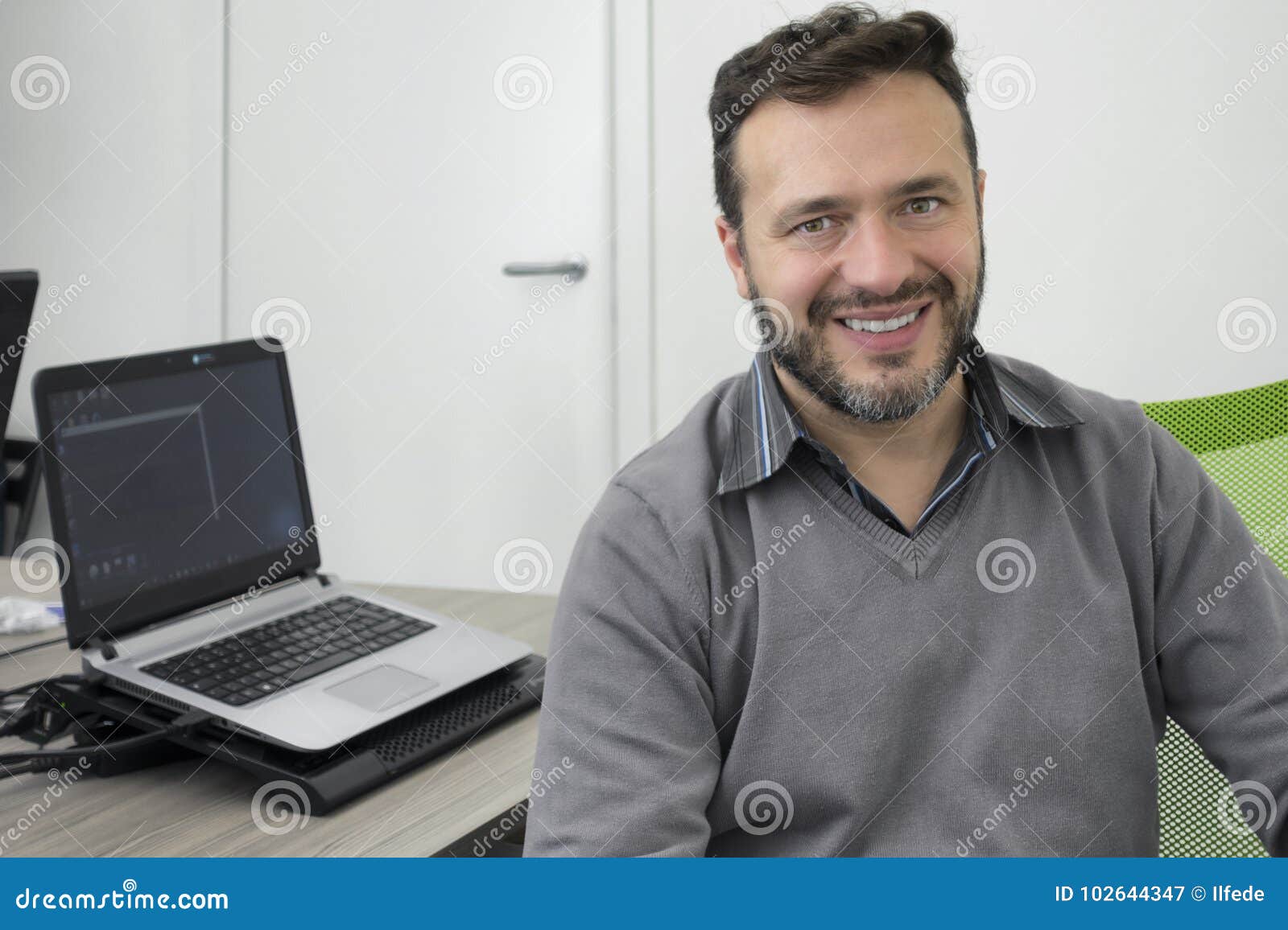Happy Young Business Man, Software Developer, Computer Technician ... Happy Young Business Man, Software Developer, Computer Technician ...