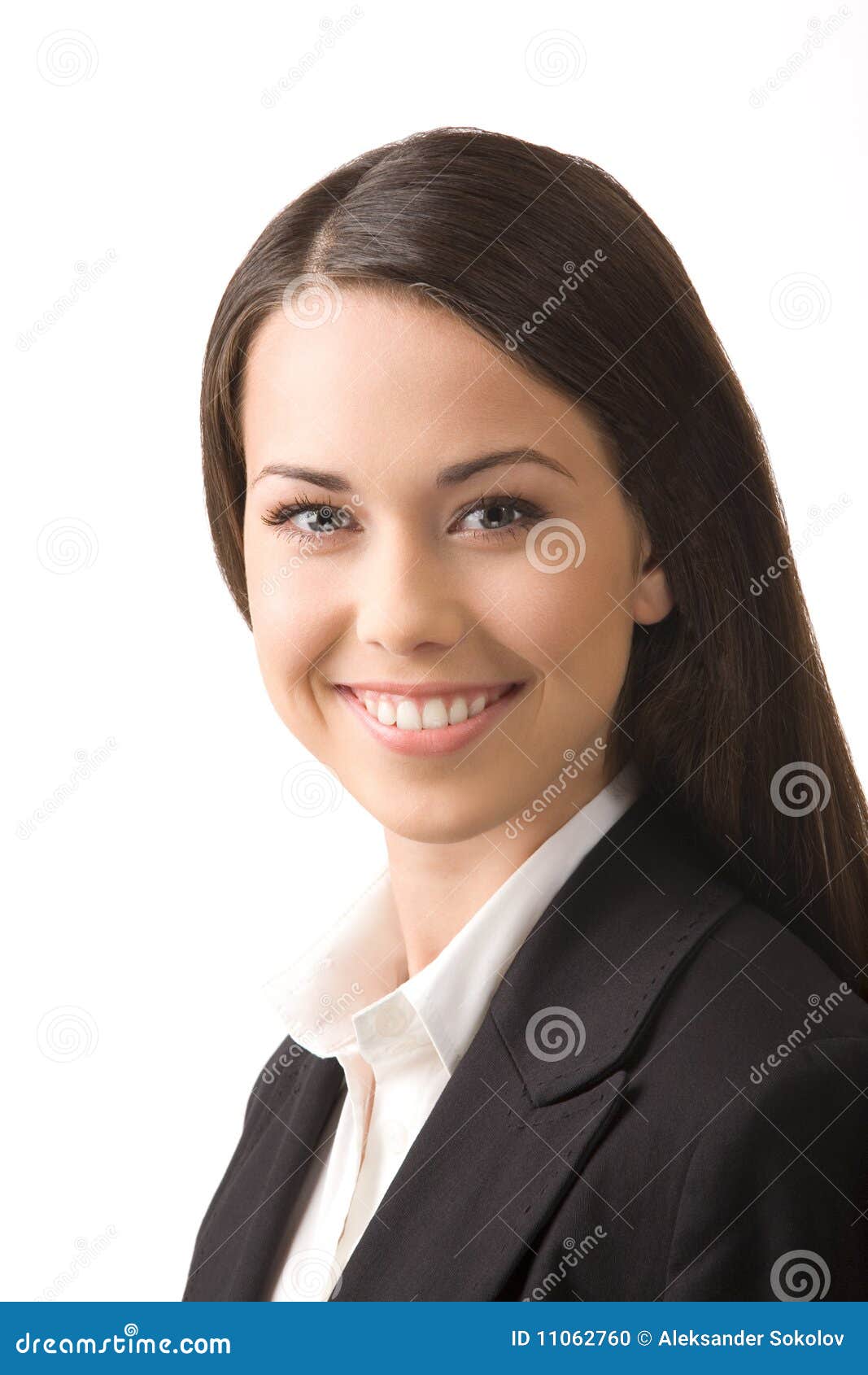 Happy young business woman stock photo. Image of female - 11062760