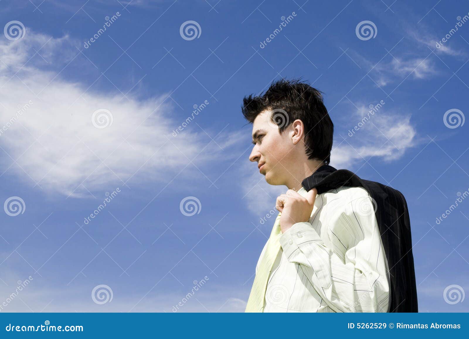 Happy young businessman stock image. Image of person, professional ...