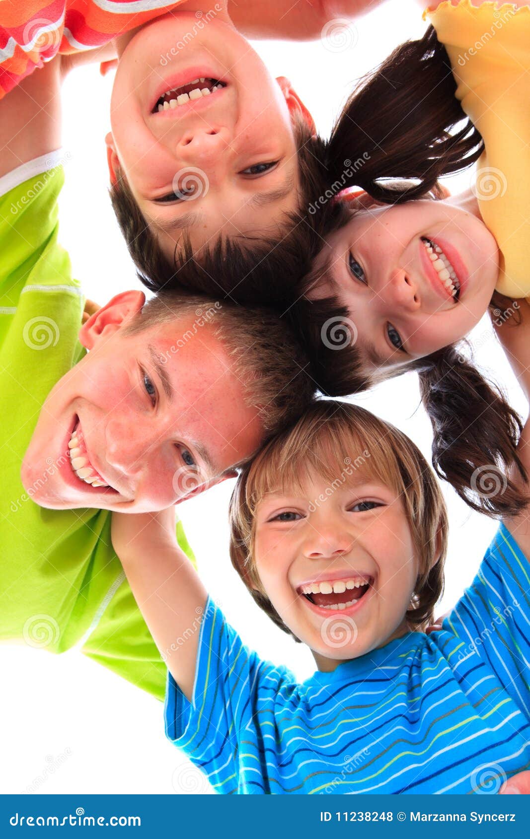 Happy young children stock photo. Image of friends, laugh - 11238248