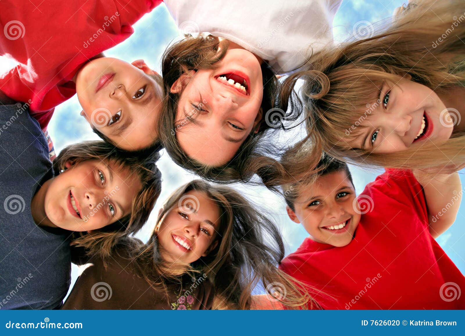 Happy Young Children Having Fun Stock Photo - Image of kids, siblings ...