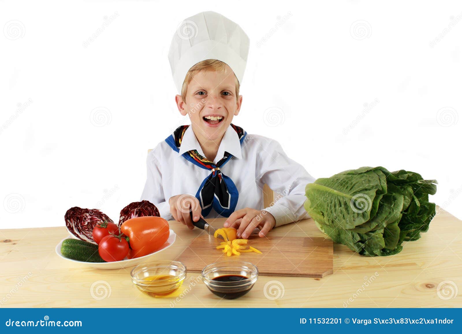 Happy young cook stock image. Image of happy, domestic - 11532201