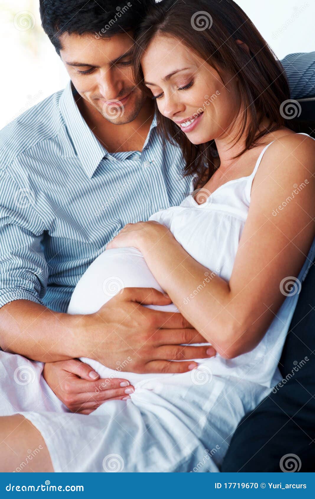 Happy Young Couple Expecting a New Baby Stock Photo - Image of ...