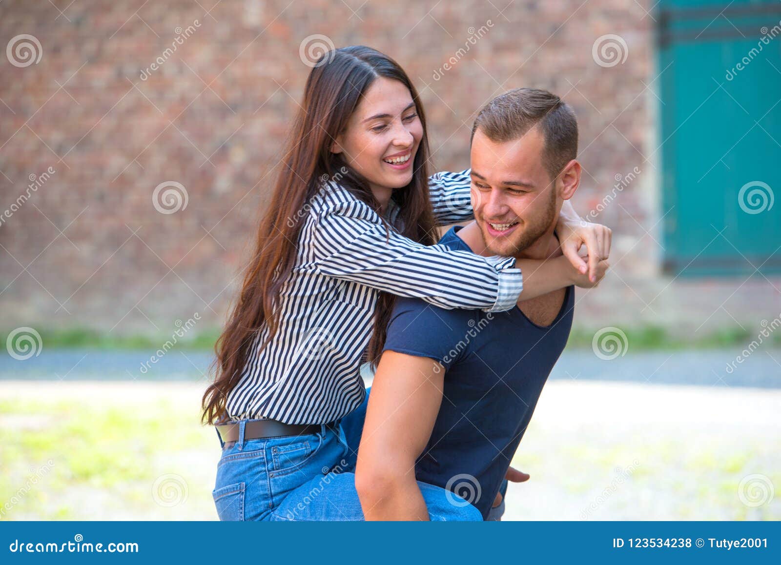 Young Couple Having Fun Together Stock Photo - Image of dating, love ...
