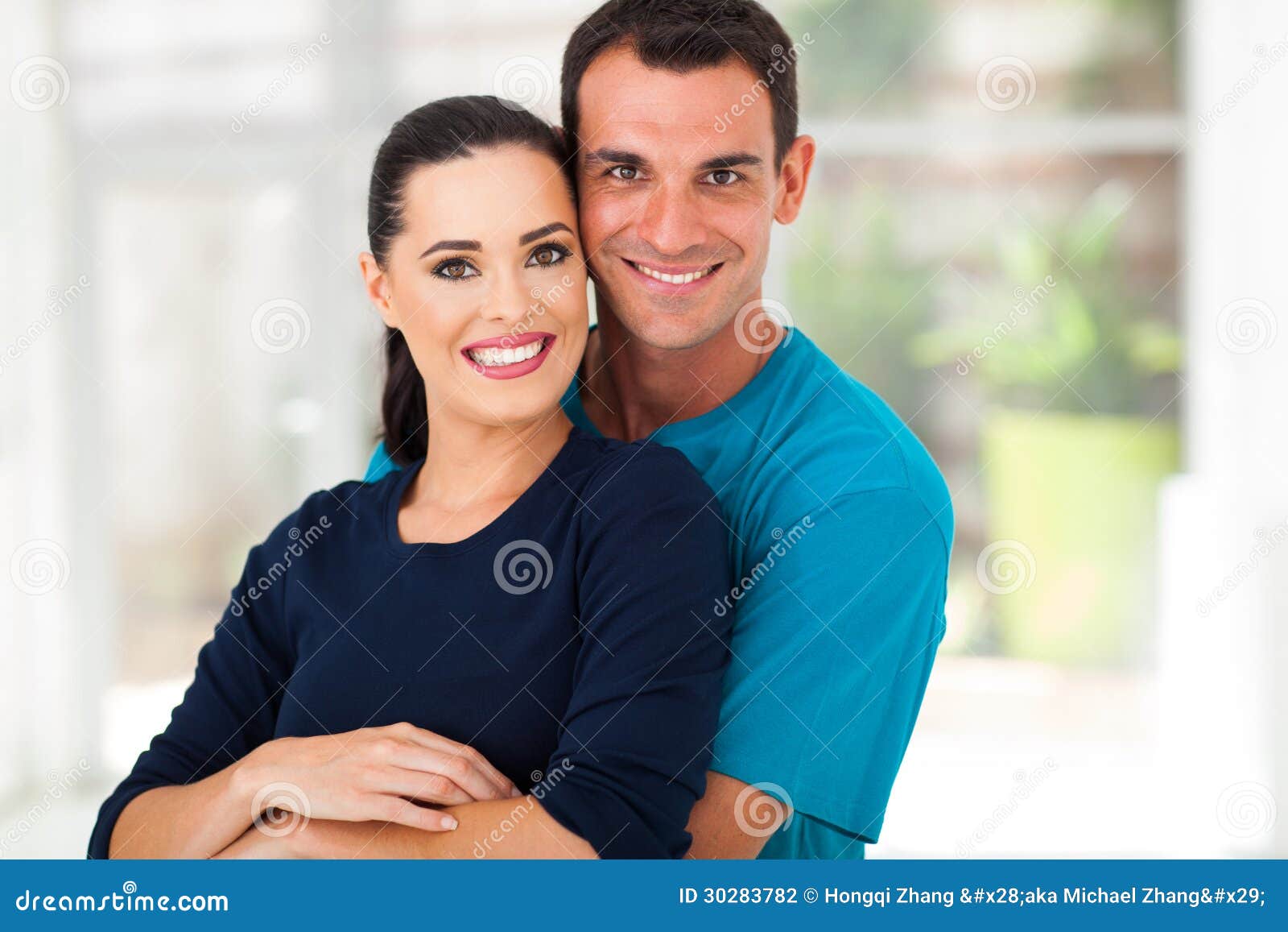 Happy couple hugging stock photo. Image of family, male - 30283782