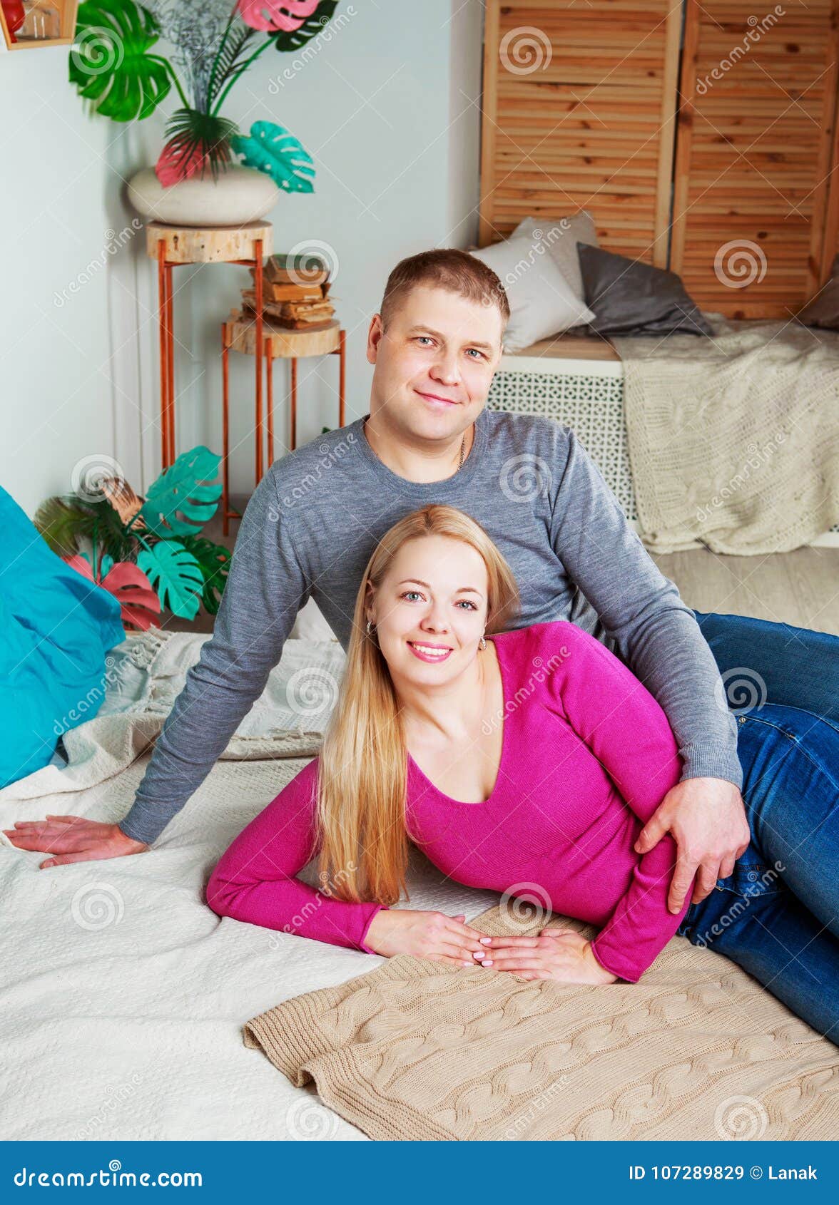 Couple at home stock image. Image of passion, family - 107289829