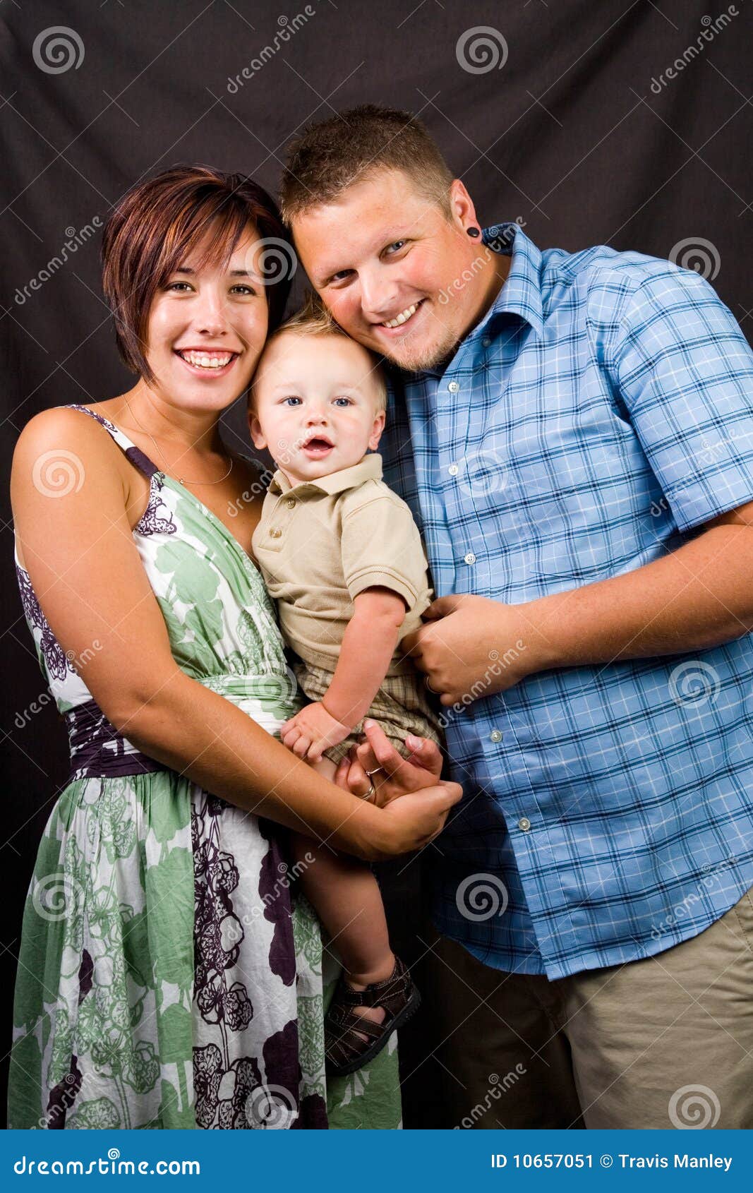 Happy Young Family stock image. Image of person, holding - 10657051