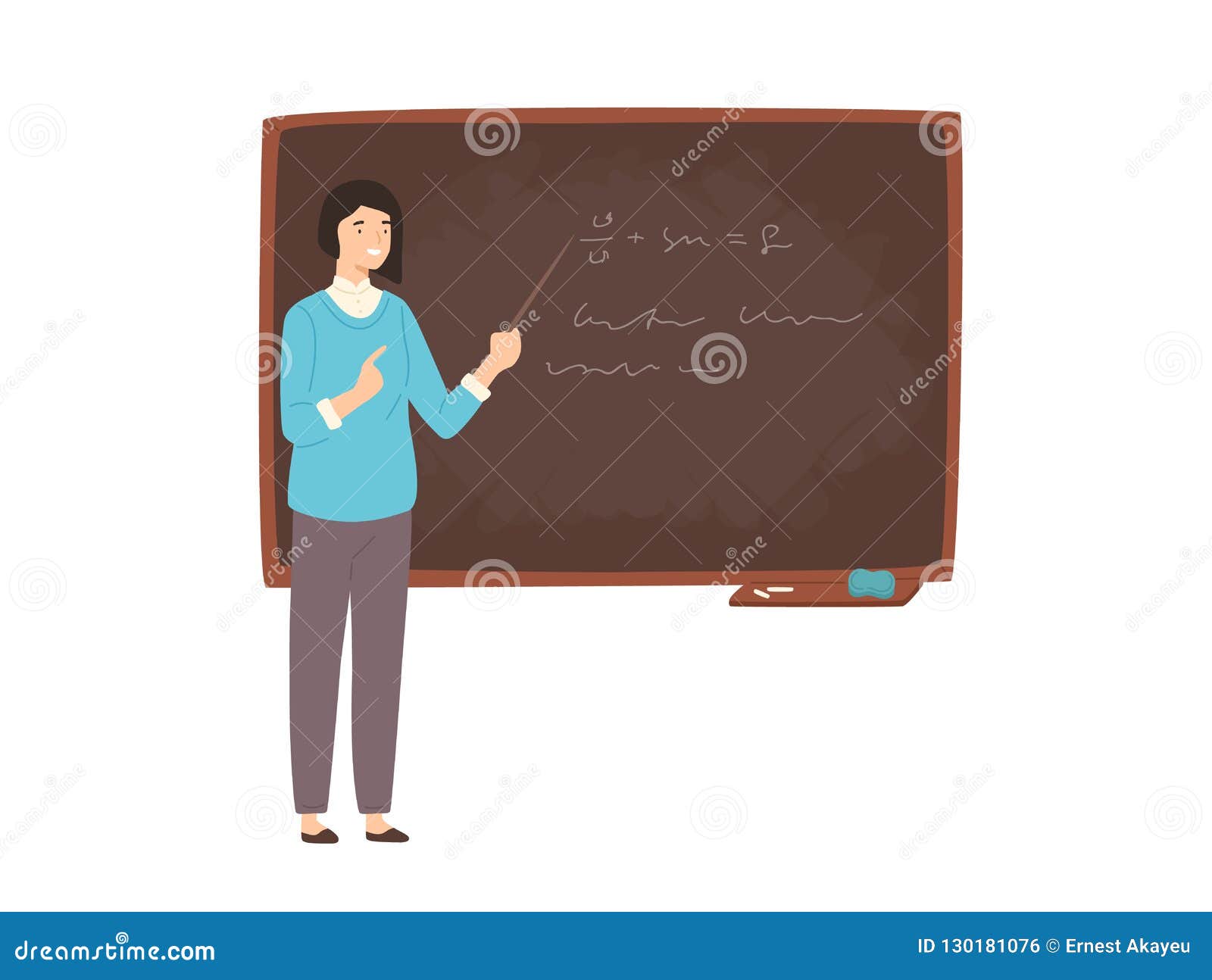 Chalkboard And Professor. College Or University Teacher Teach At ... Chalkboard And Professor. College Or University Teacher Teach At ...