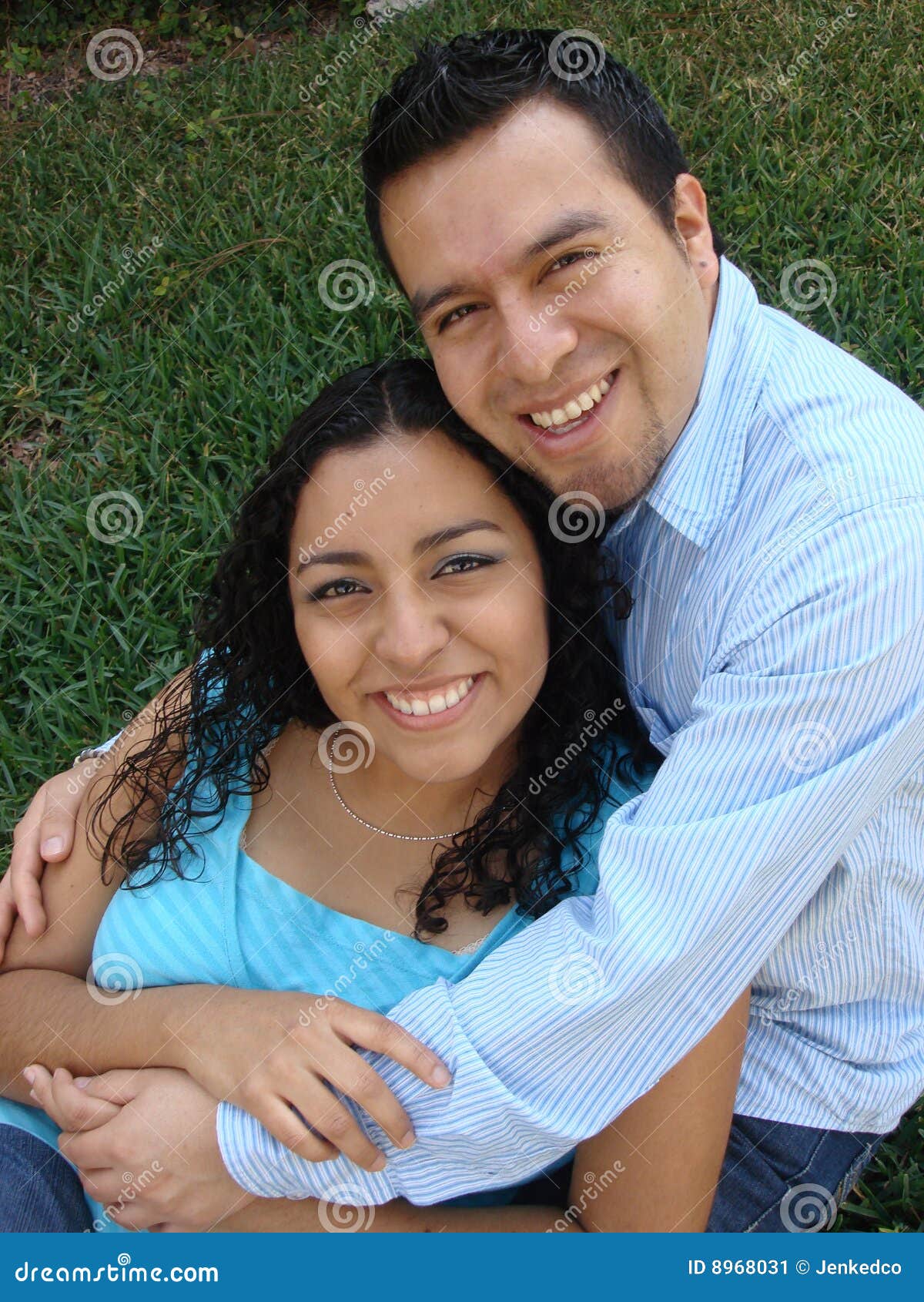 Happy, Young Hispanic Couple in Love Stock Image - Image of beautiful ...