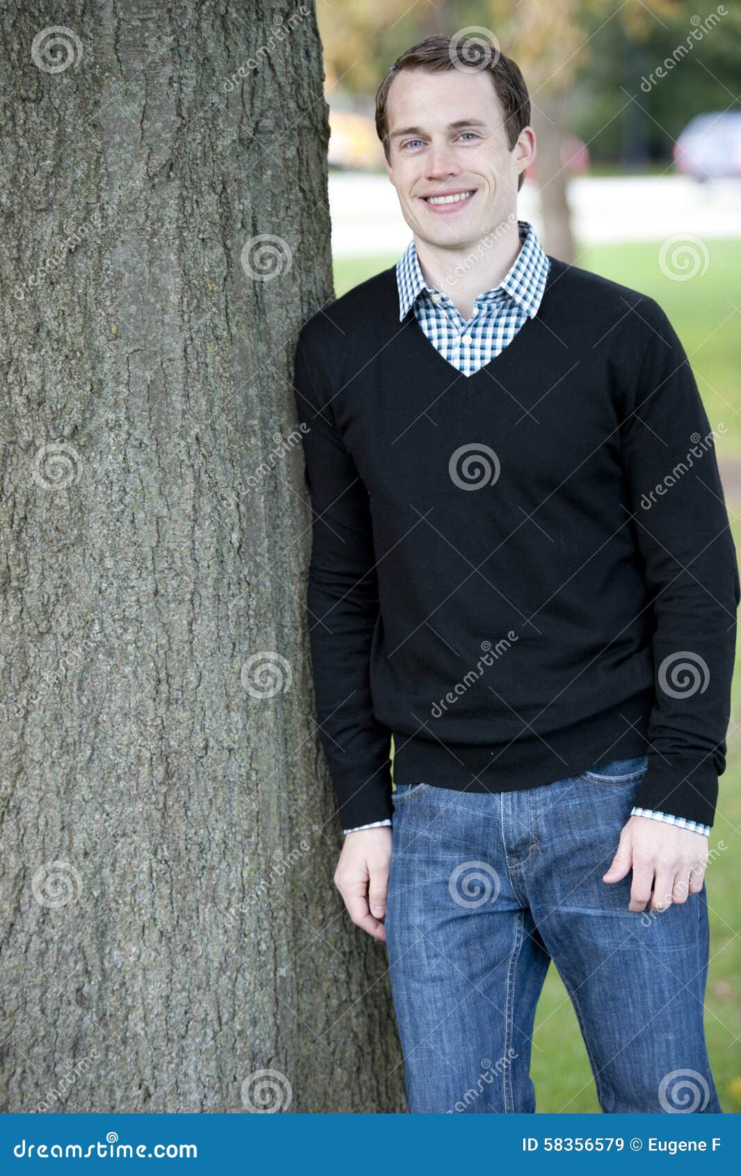 Happy Young Man stock image. Image of portrait, person - 58356579