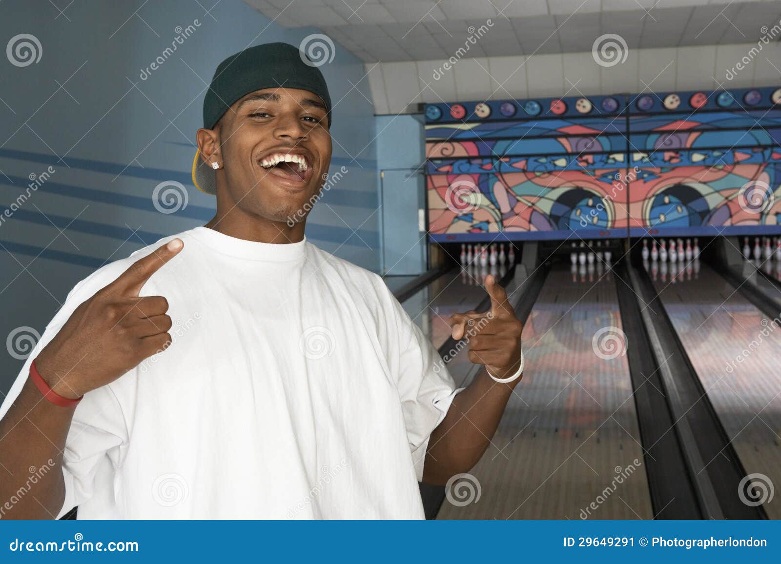 African American Family Bowling