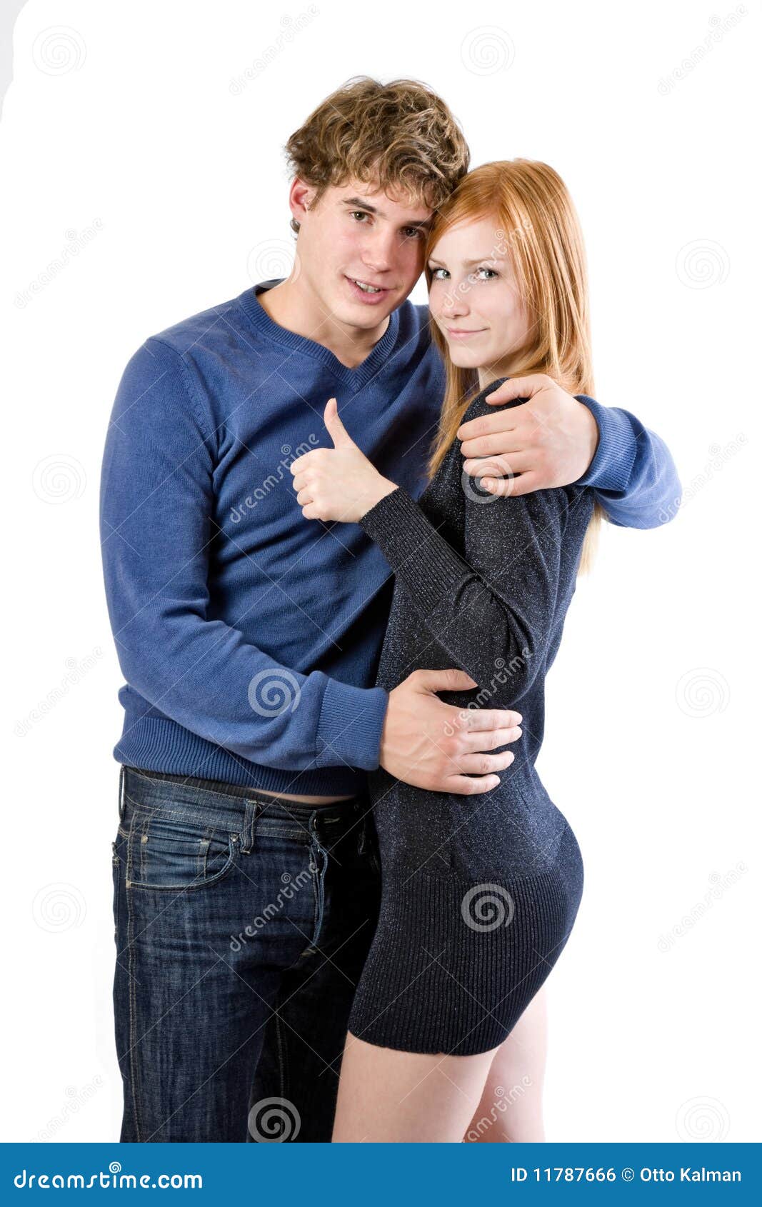 Happy young pair stock photo. Image of expression, male - 11787666