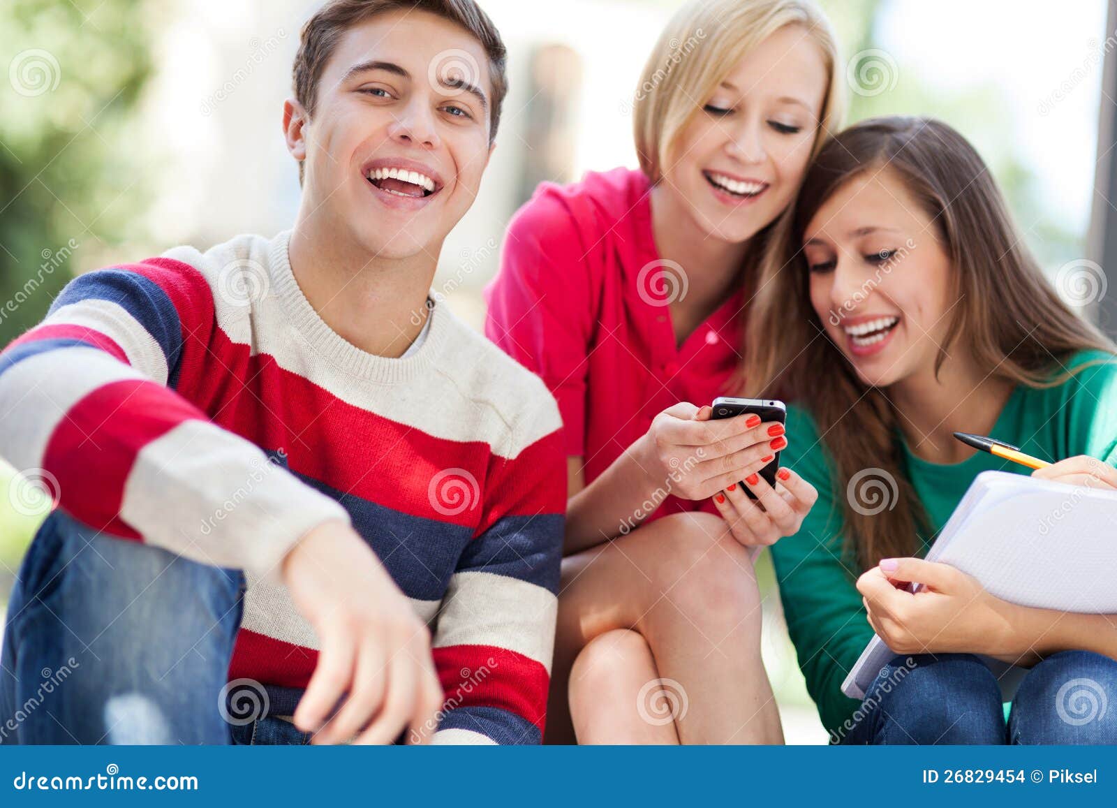 Happy young people stock photo. Image of group, happiness - 26829454