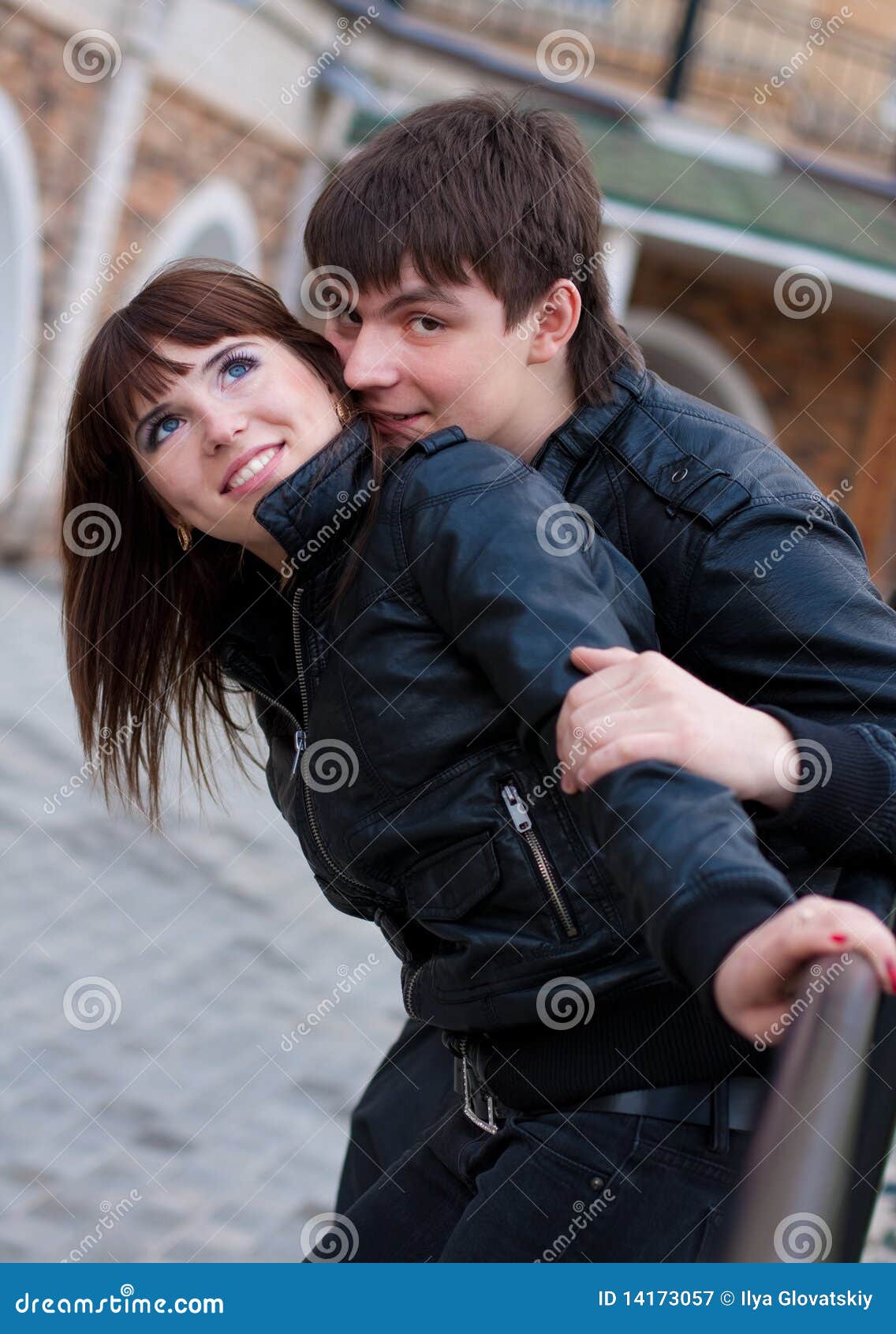 Happy Young People Embracing Stock Image - Image of activity ...