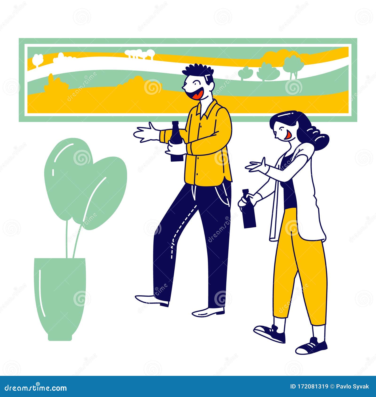 Introversion And Extroversion Human Personality Types Tiny Person ...