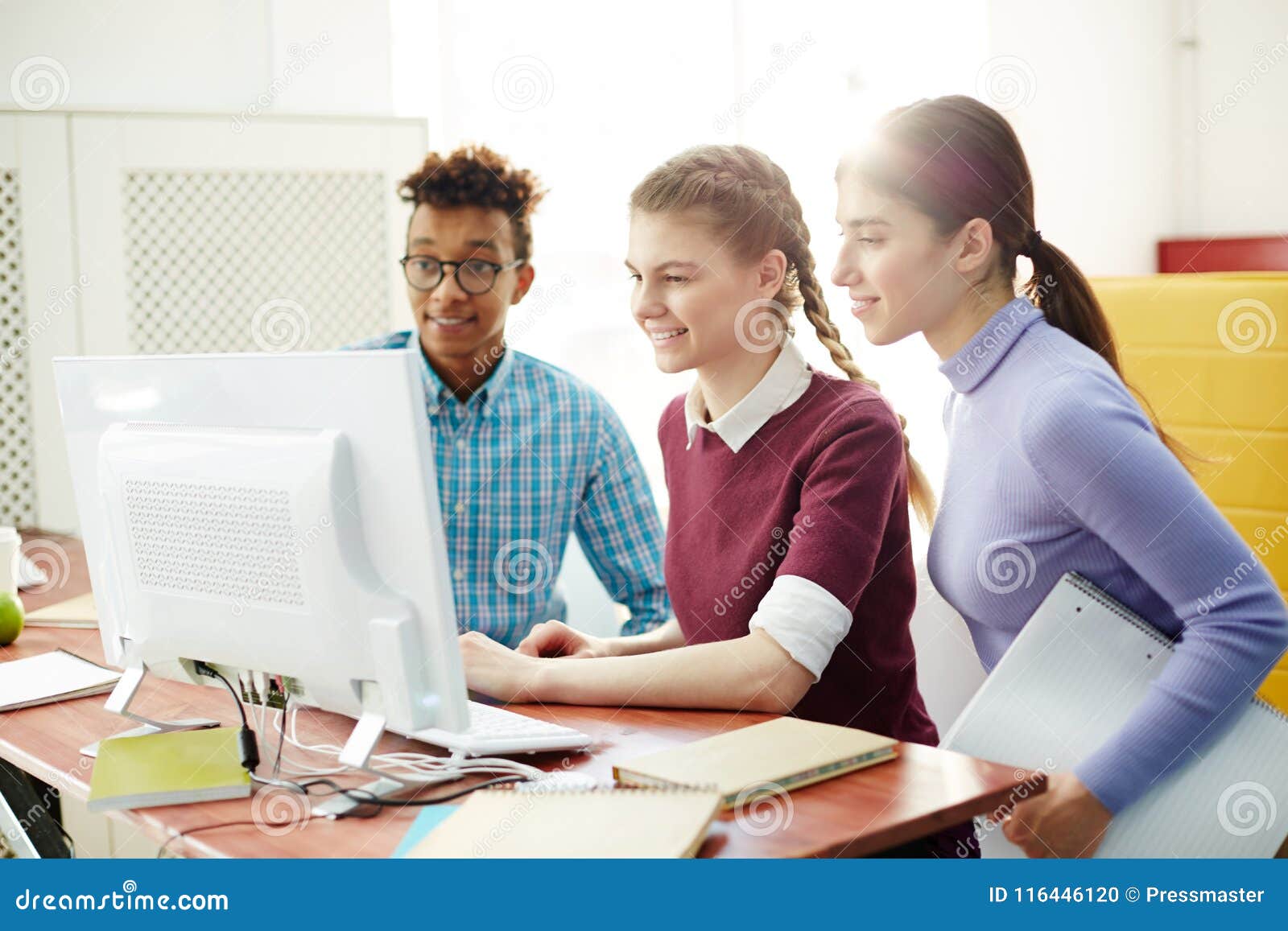 Learning in classroom stock photo. Image of learner - 116446120